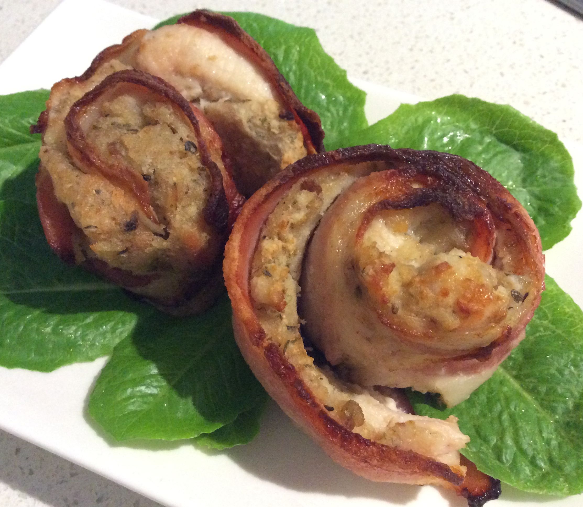 Air fryer Chicken Bacon Wheels for 1 | bunch