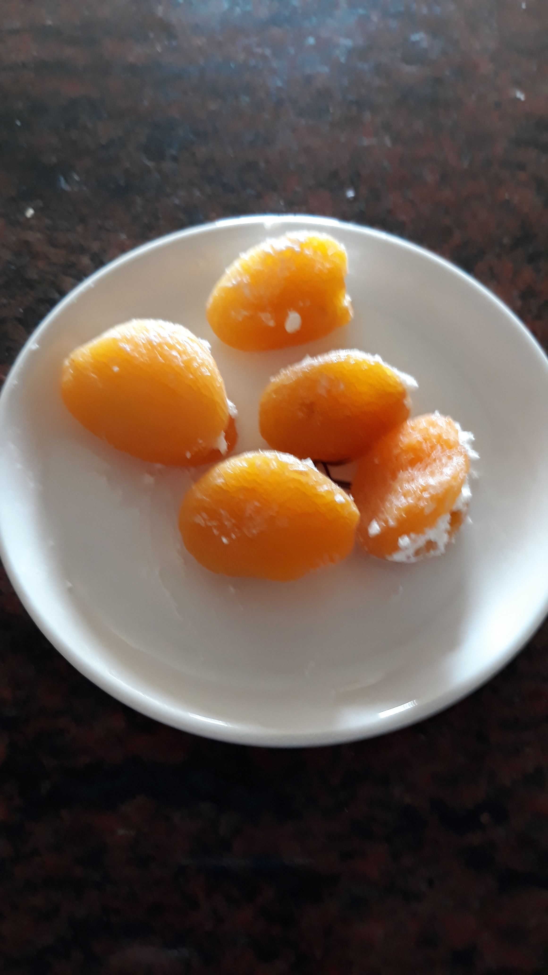 Cheese stuffed apricots | bunch