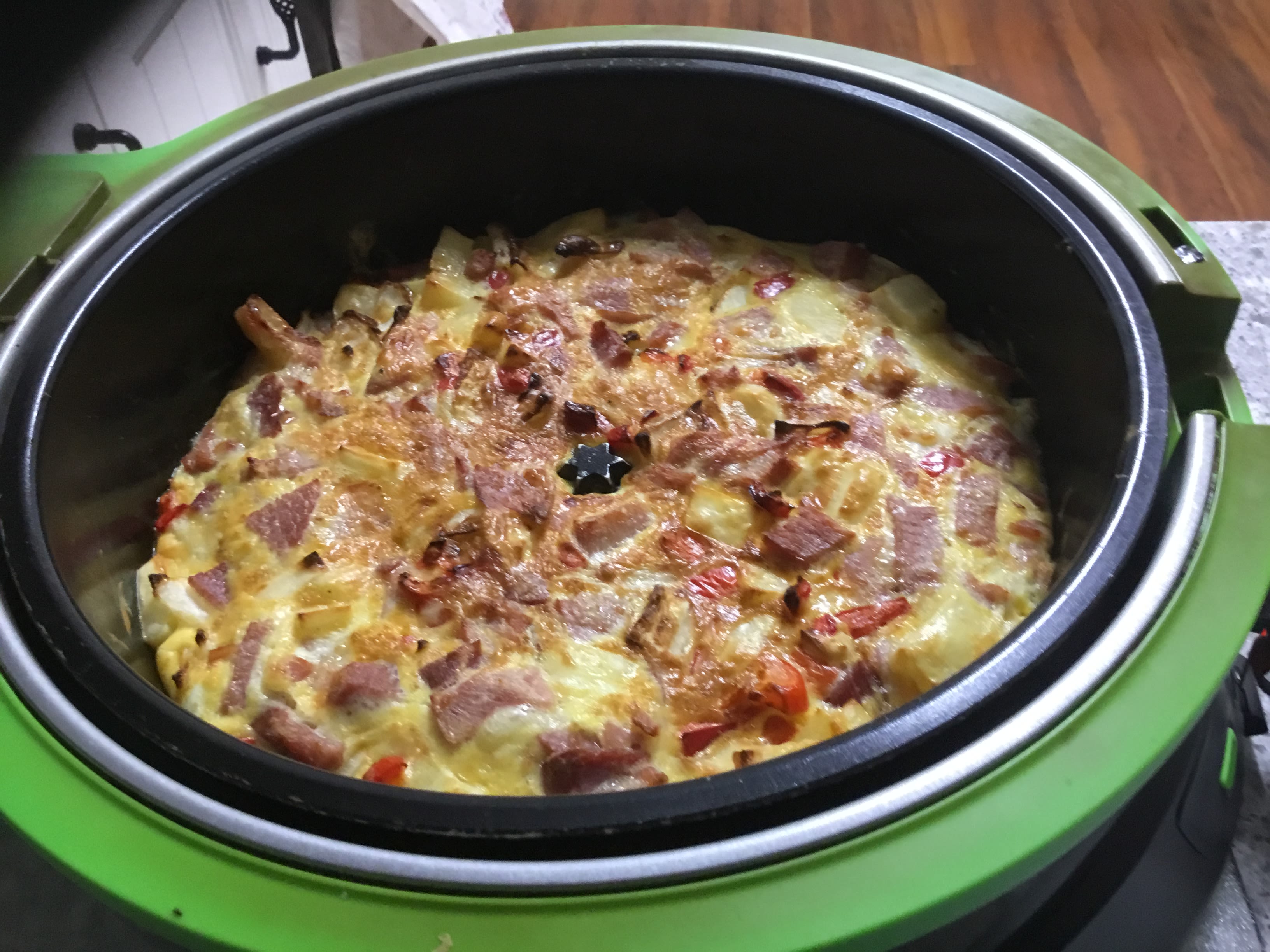 Potato and ham frittata | bunch