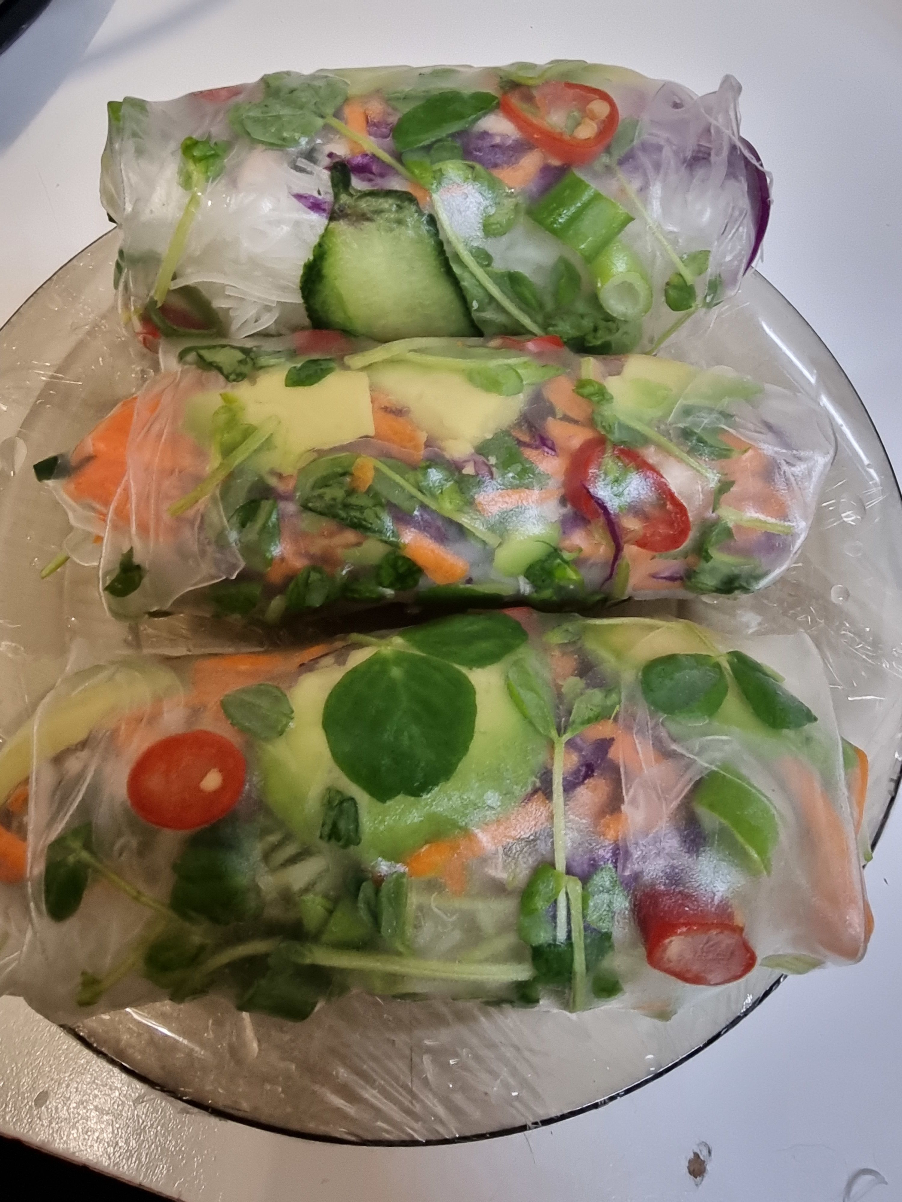 Cold Rolls (Summer rolls or rice paper rolls) | bunch