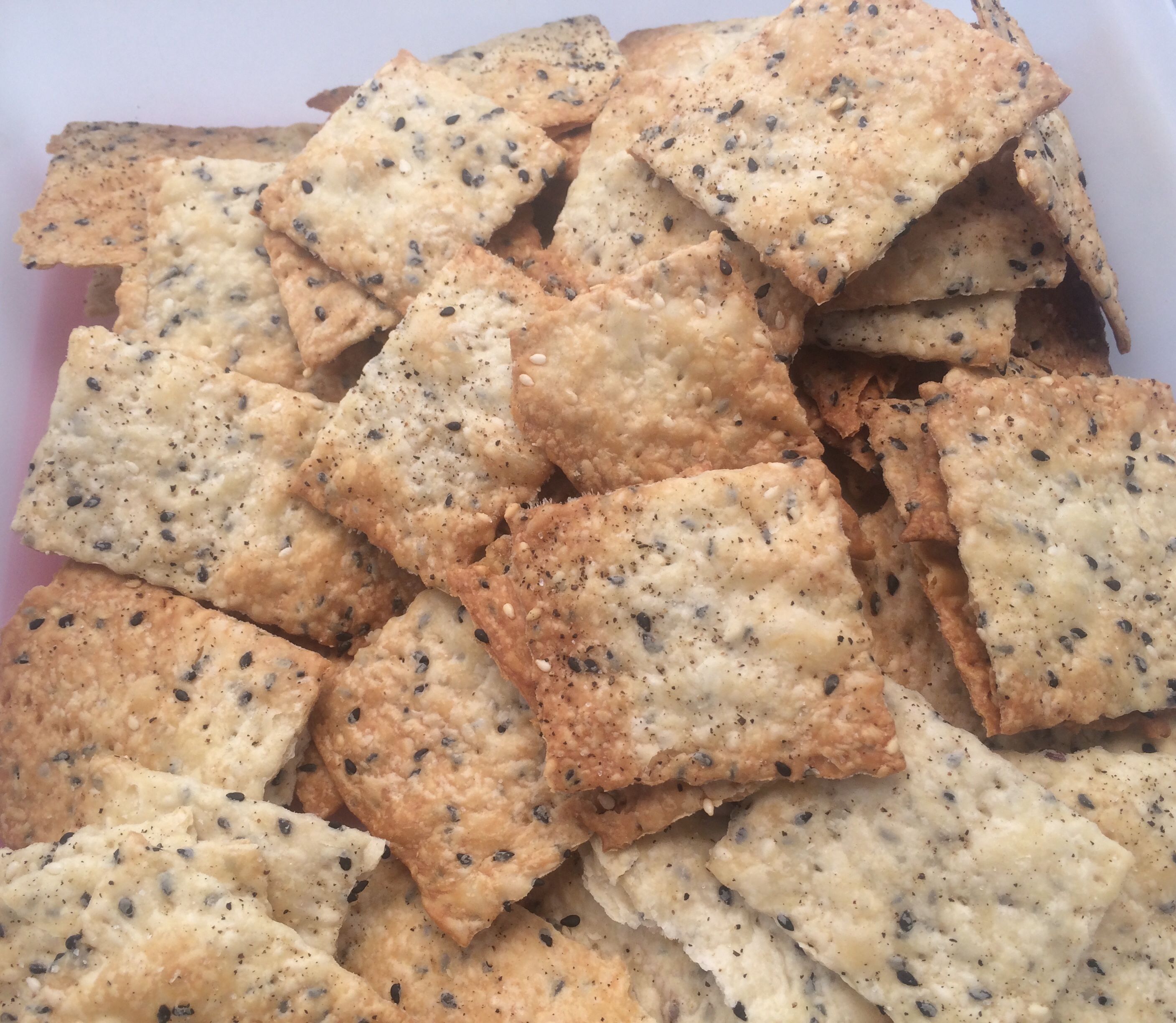 Olive Oil Sesame Crackers | bunch