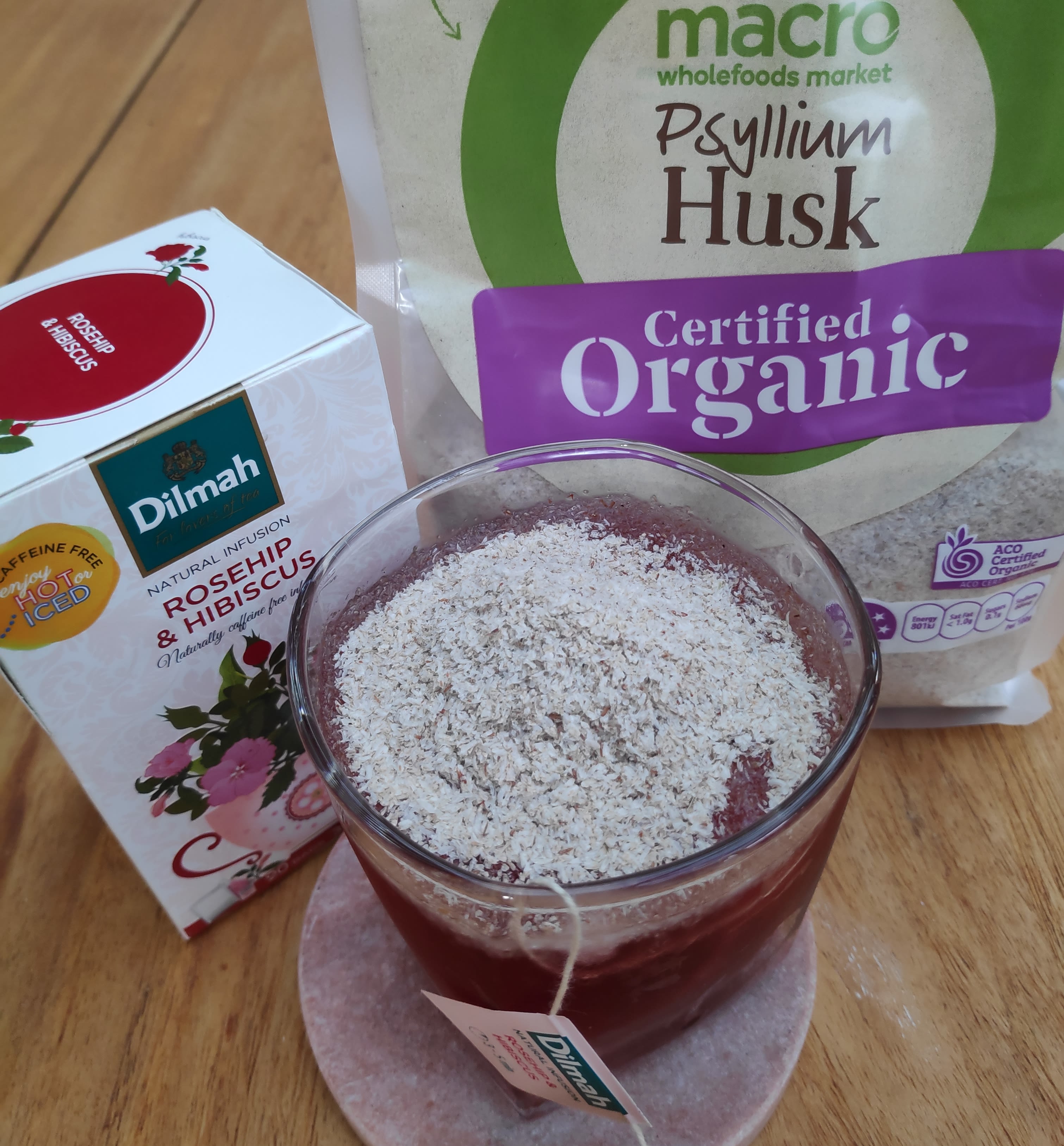 Rosehip, Hibiscus & Psyllium Husk chilled drink | bunch