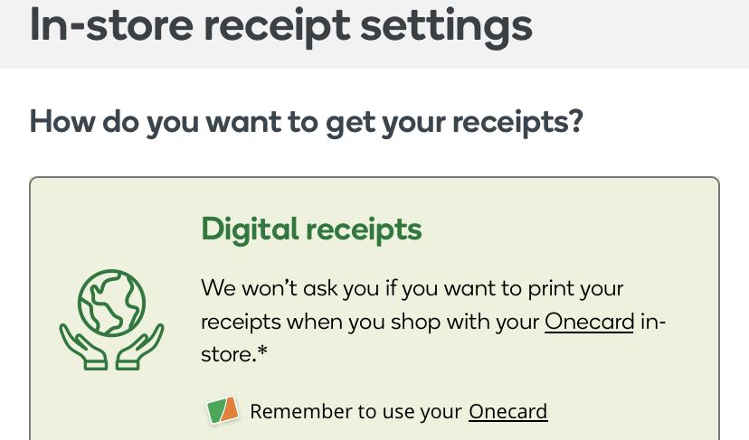 Countdown digital receipts | bunch