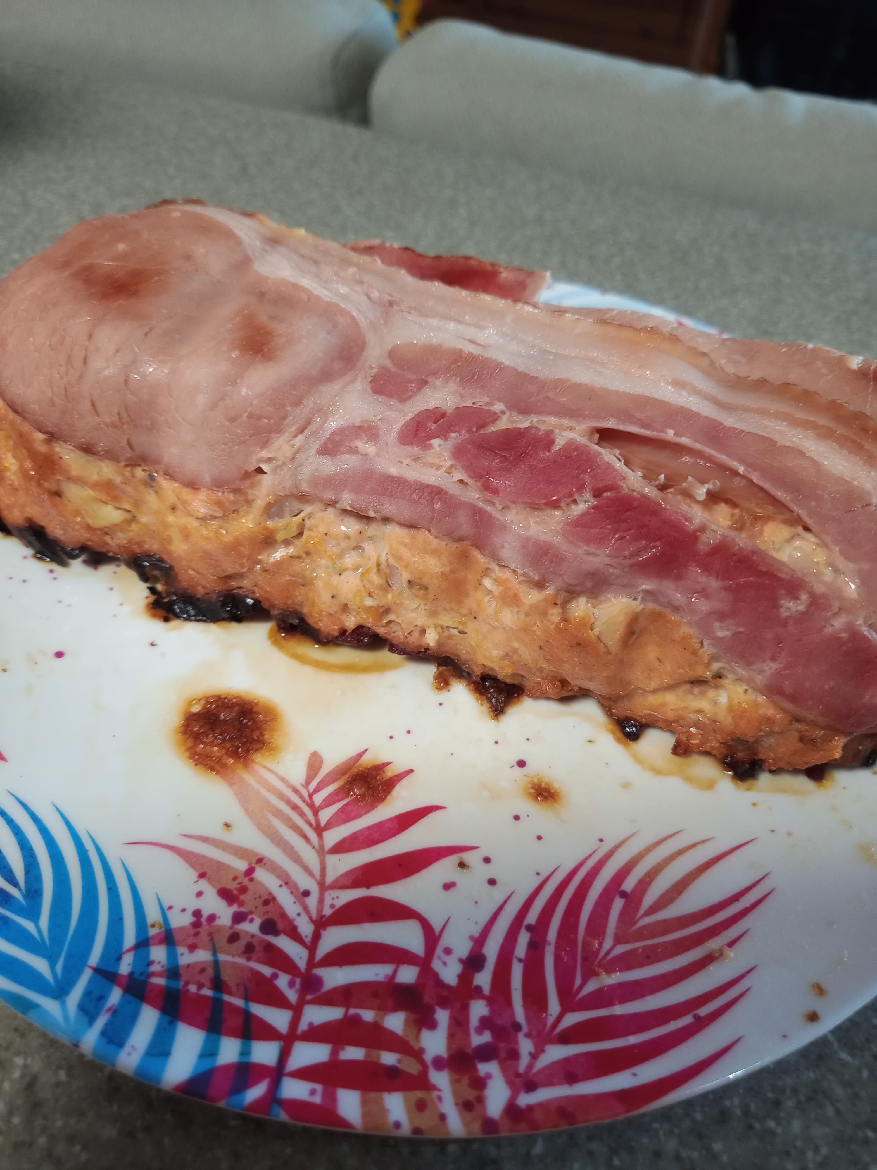 Bacon Crusted Chicken Loaf | bunch