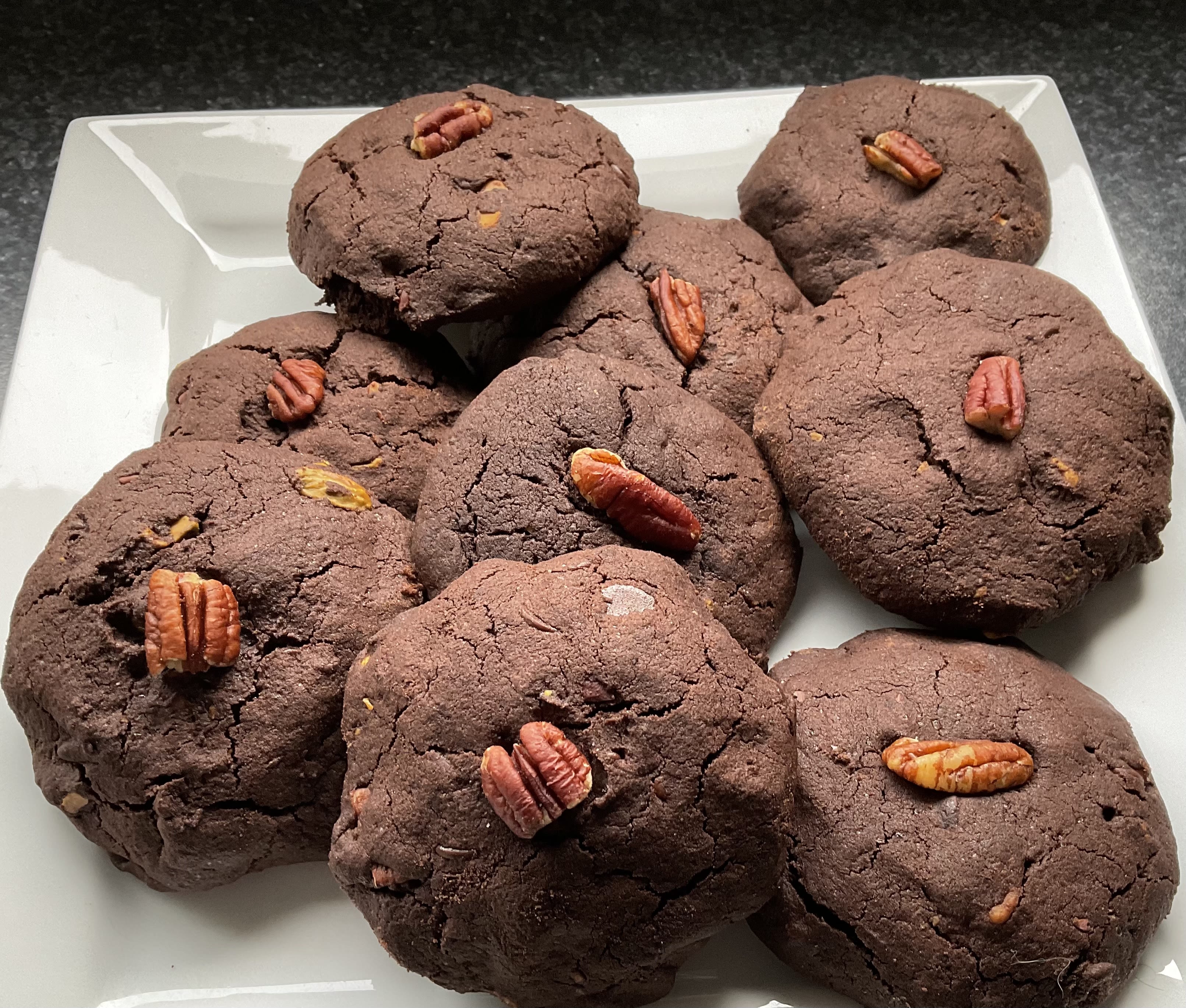 Chocolate Pistachio Pecan Cookies | bunch