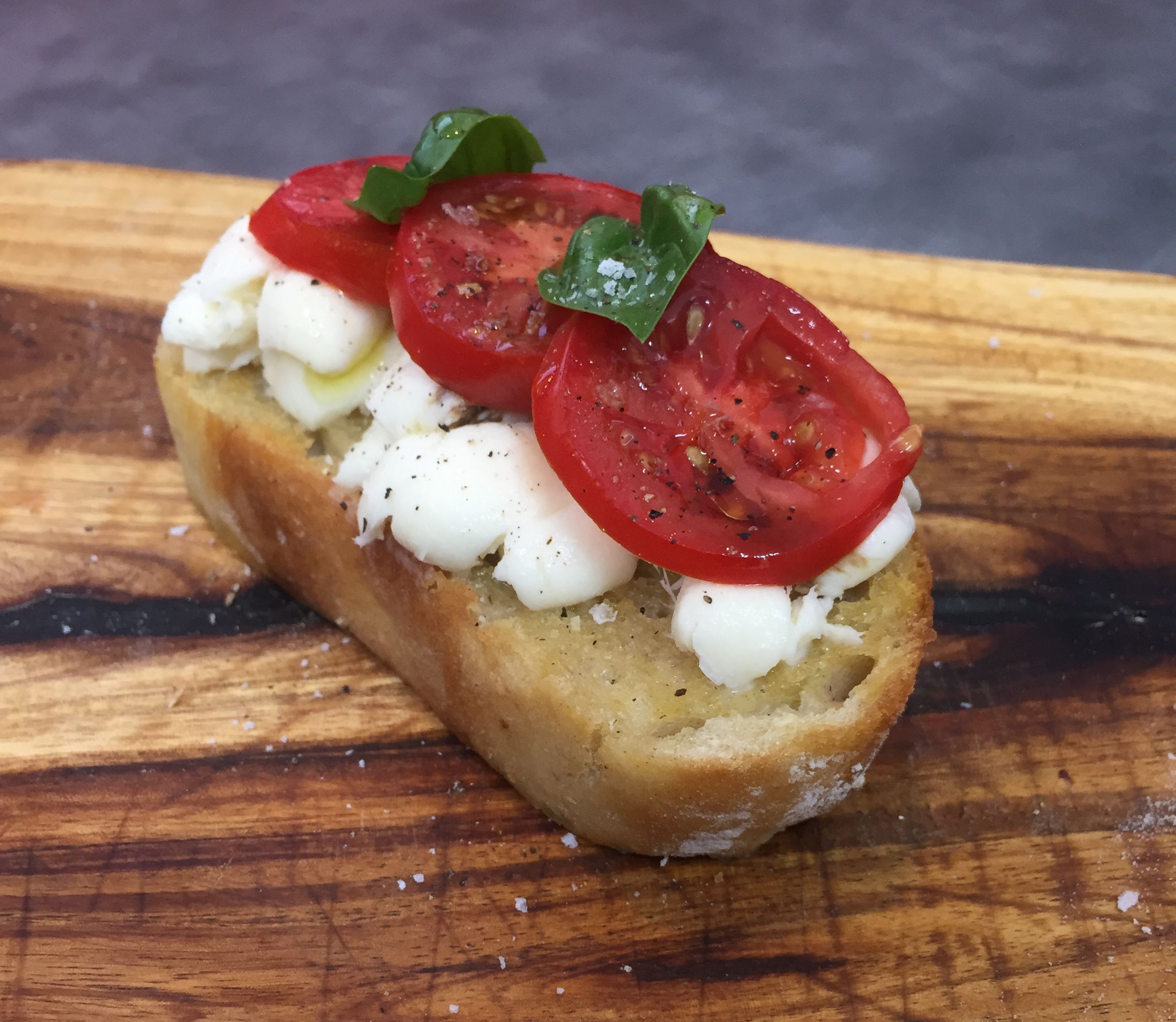 Mozzarella, tomato & basil toast | bunch