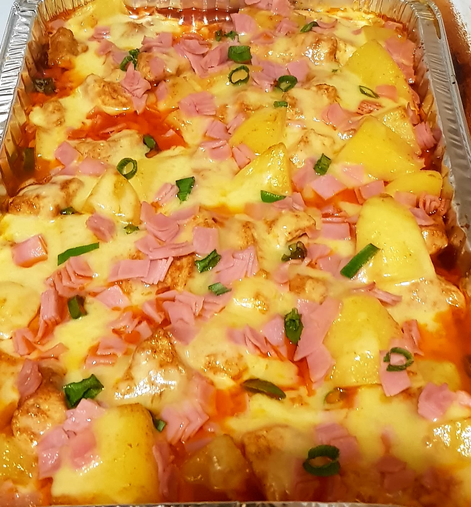 Loaded chicken and potatoes | bunch