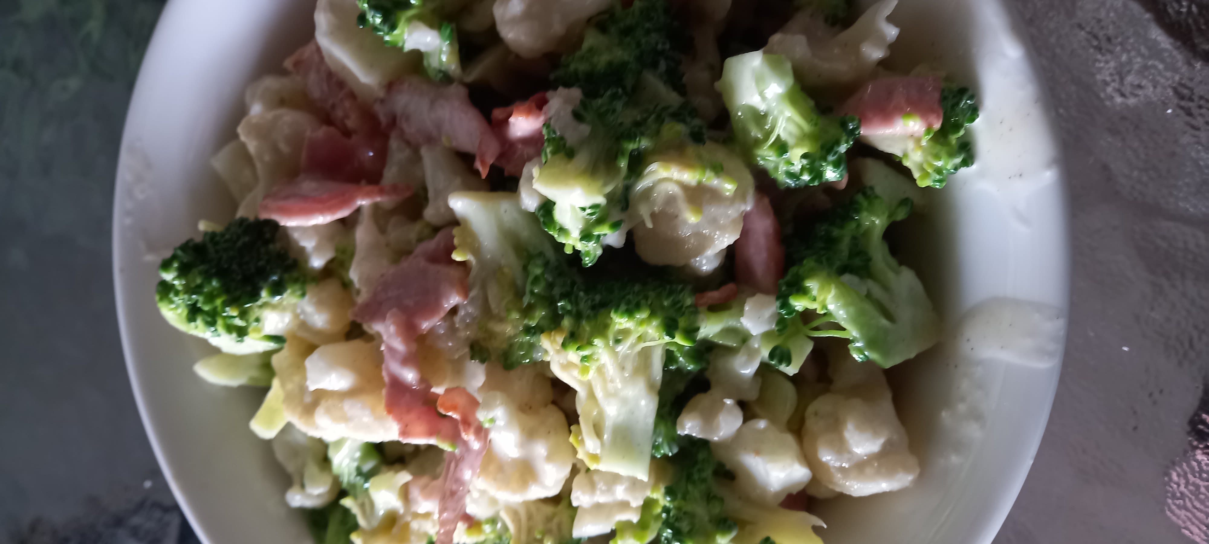 Caesar Broccoli and Cauliflower Salad | bunch