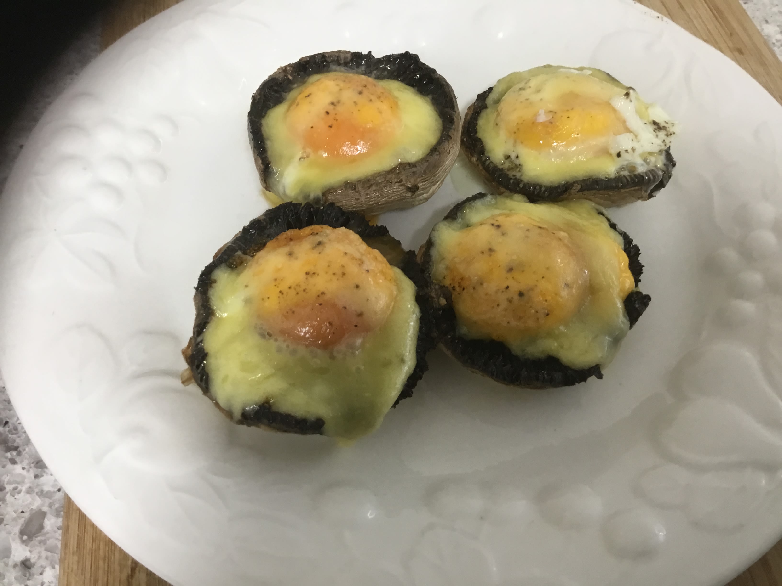 Egg cheese on mush | bunch