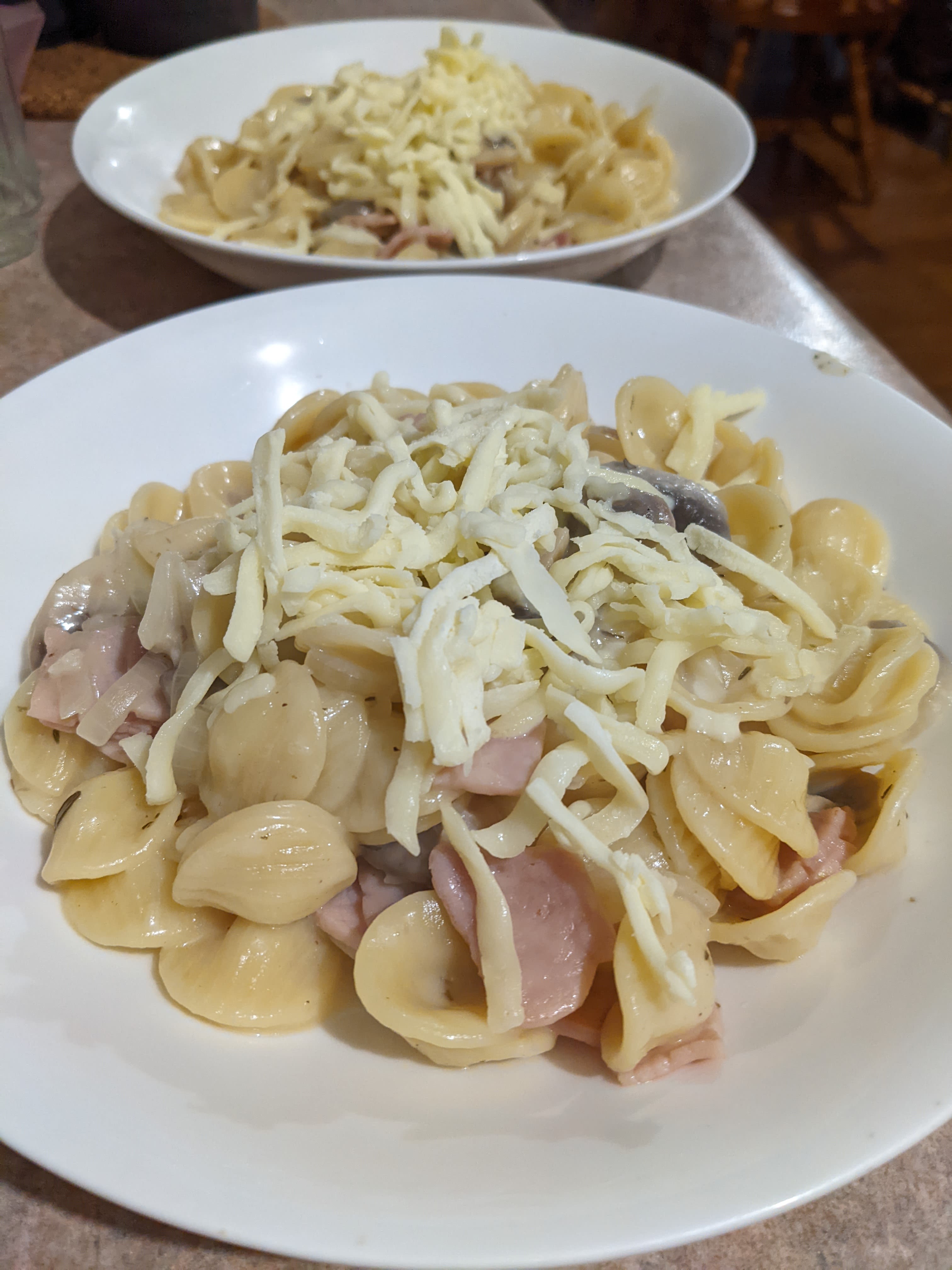 Bacon and Mushroom Creamy Pasta | bunch