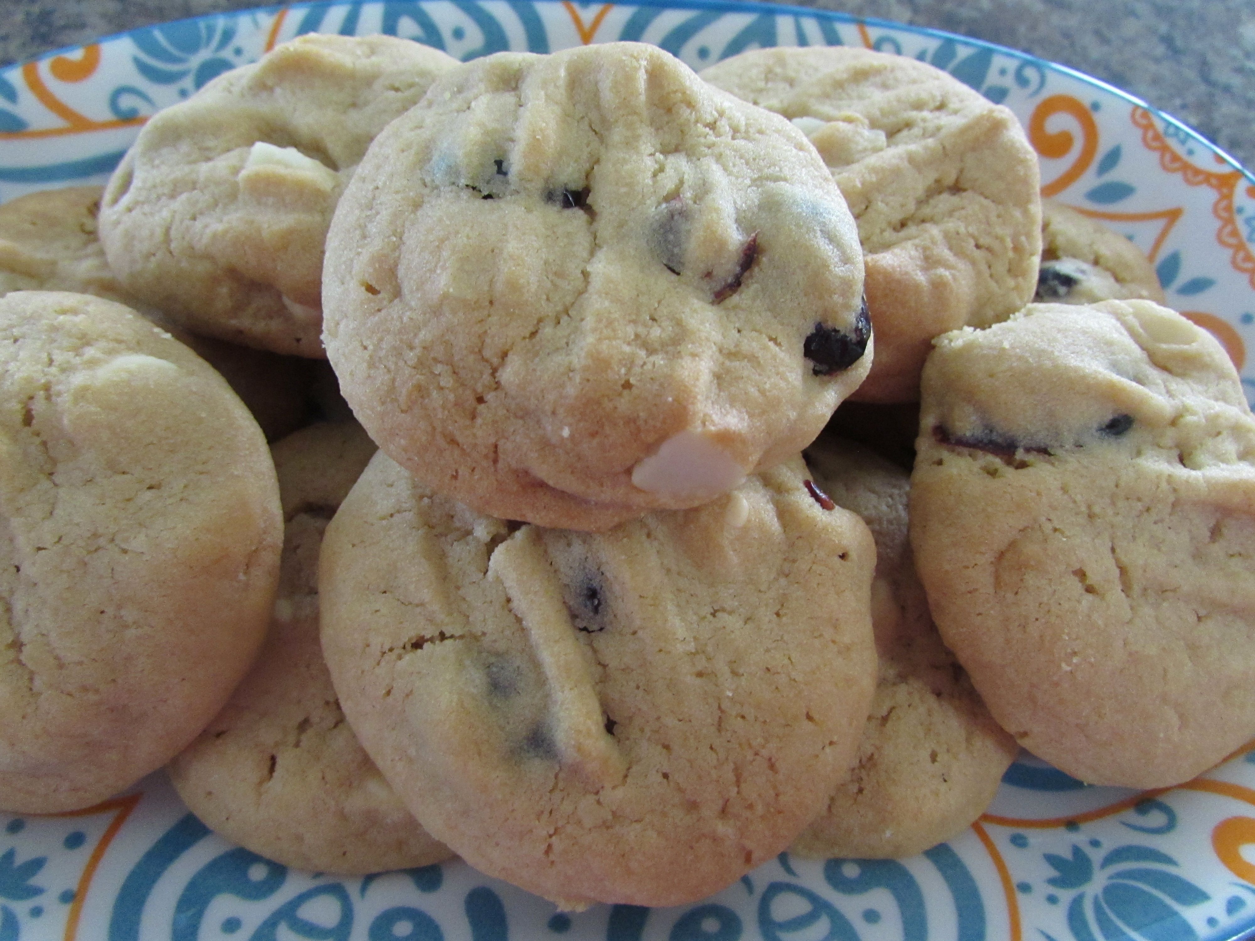 Macadamia, White Chocolate & Cranberry Biscuits | bunch