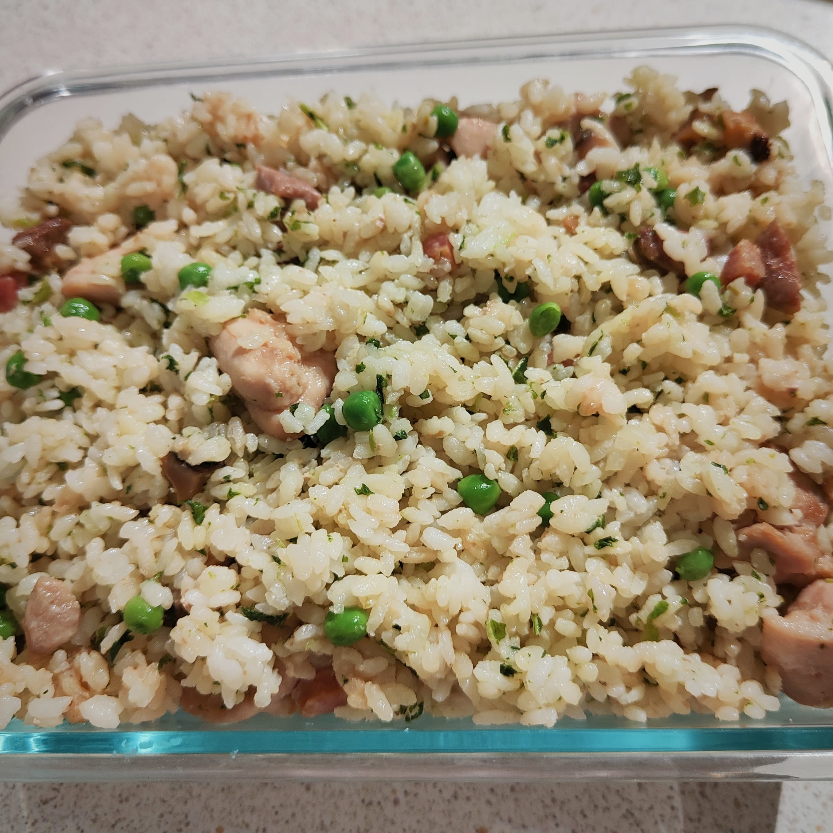 Fragrant steamed chicken rice | bunch