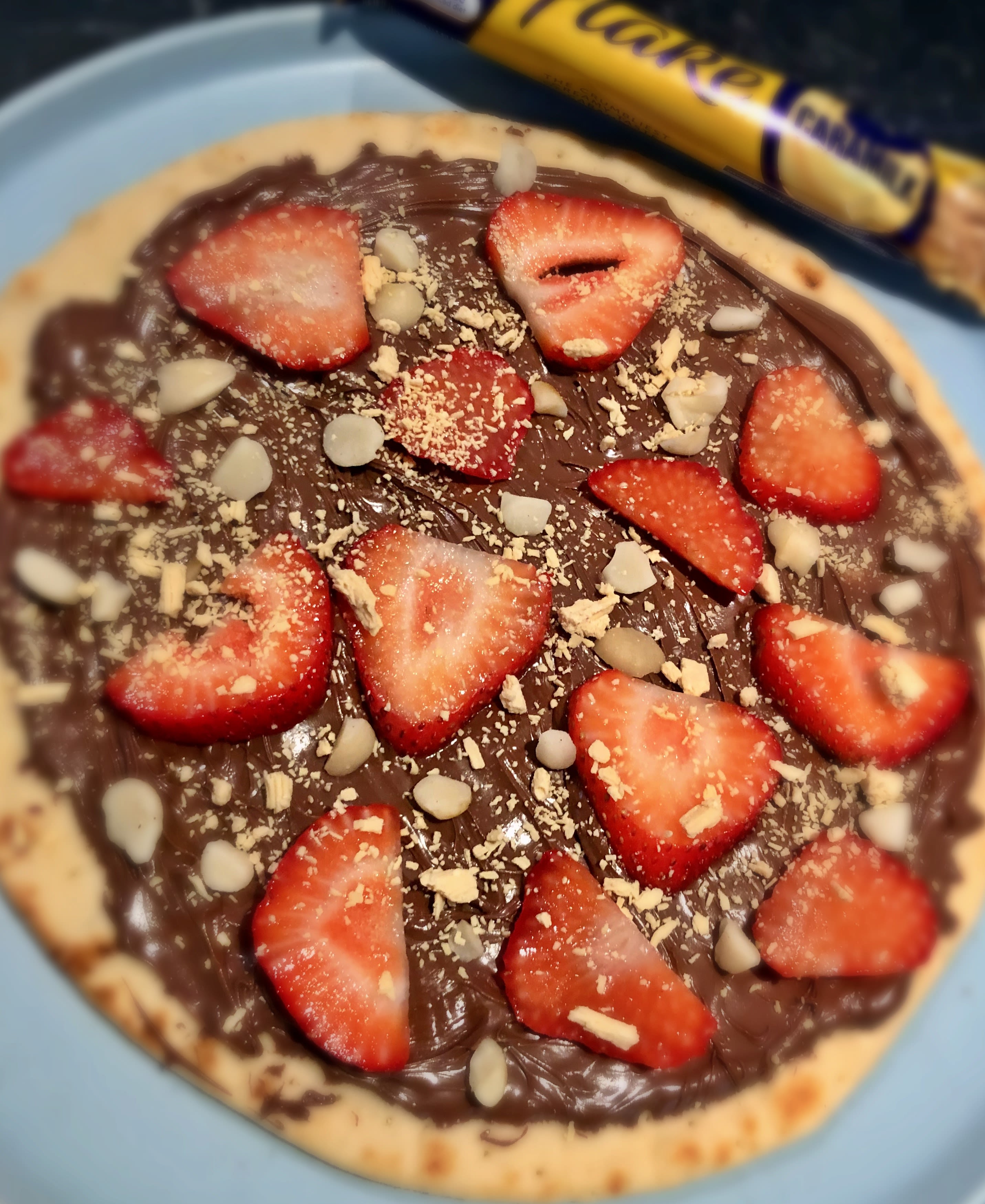Caramilk Choc Rocky Road Pizza | bunch