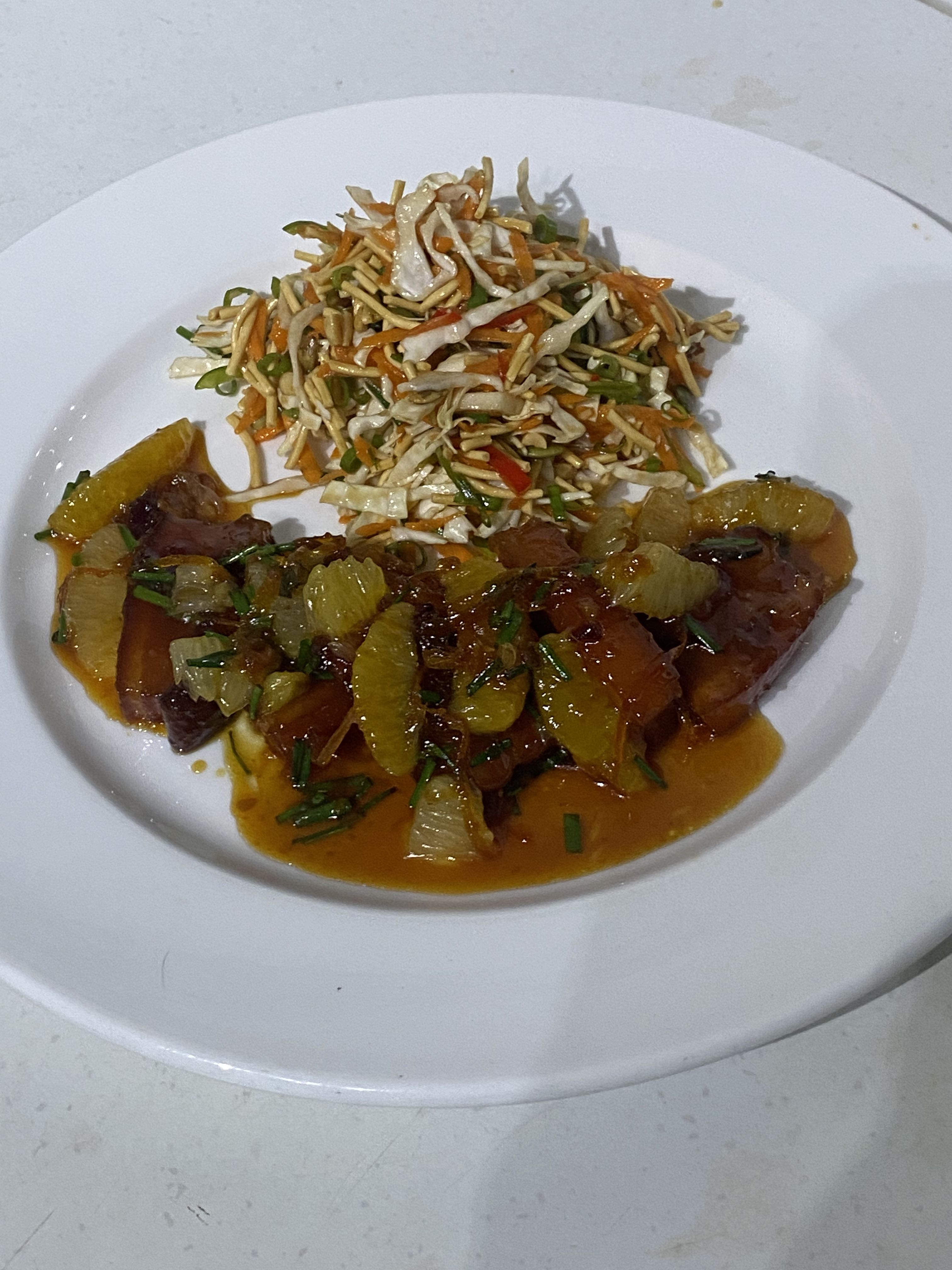 Citrus and Ginger Glazed Pork Rashers | bunch