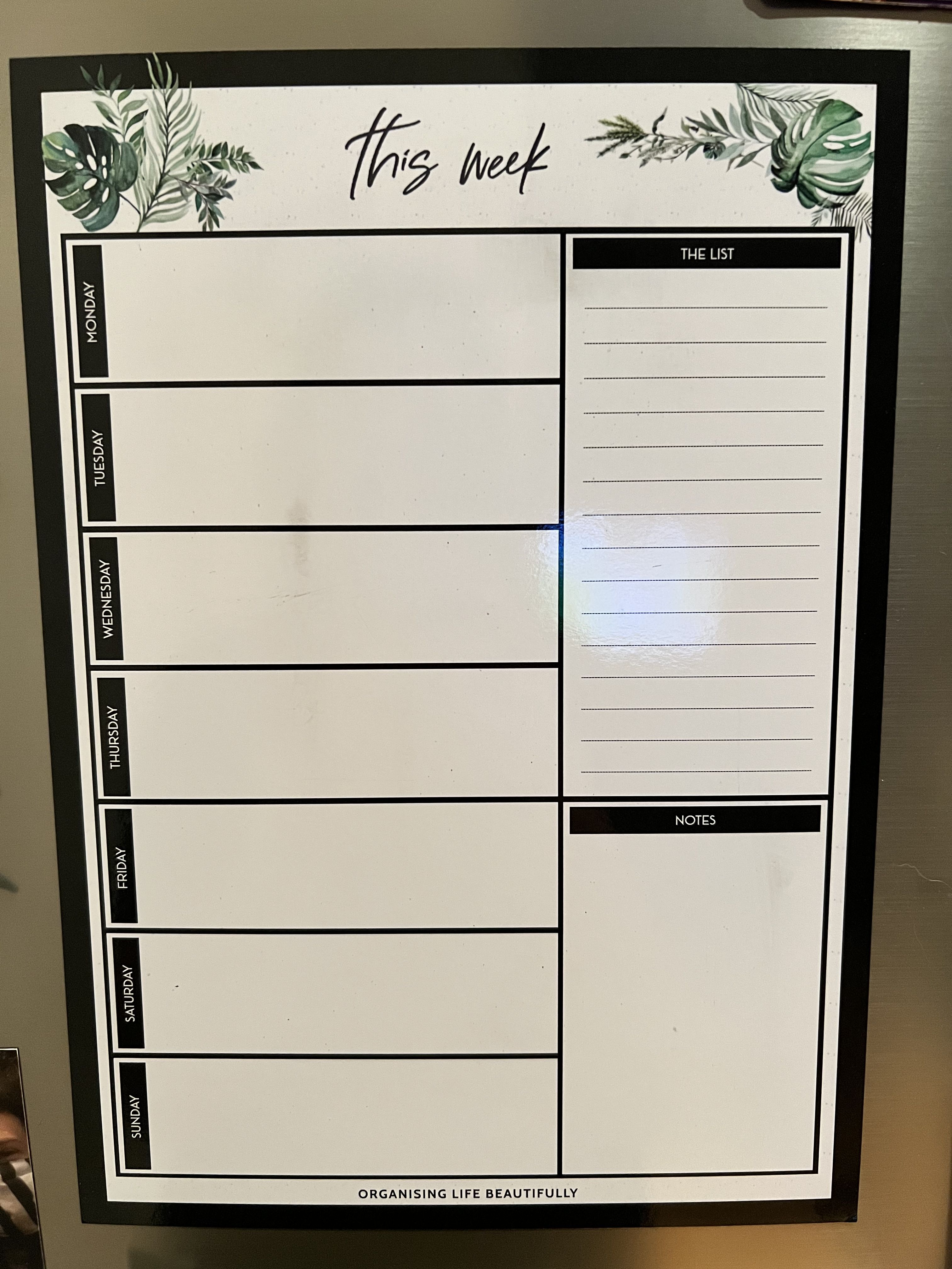 Meal Planning - My Brand New Fridge Planner! | bunch