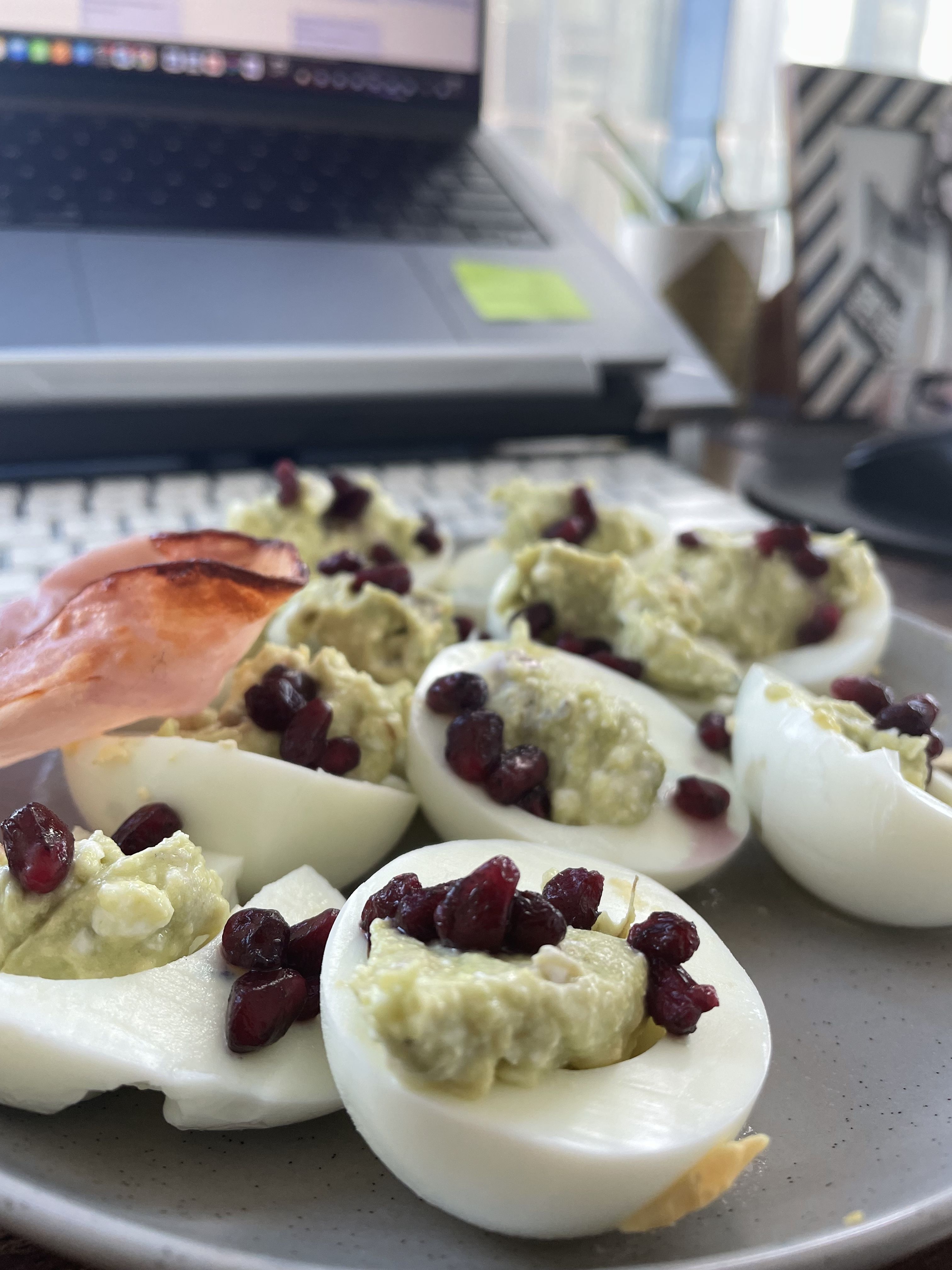 Avo and Cheese Devilled Egg | bunch