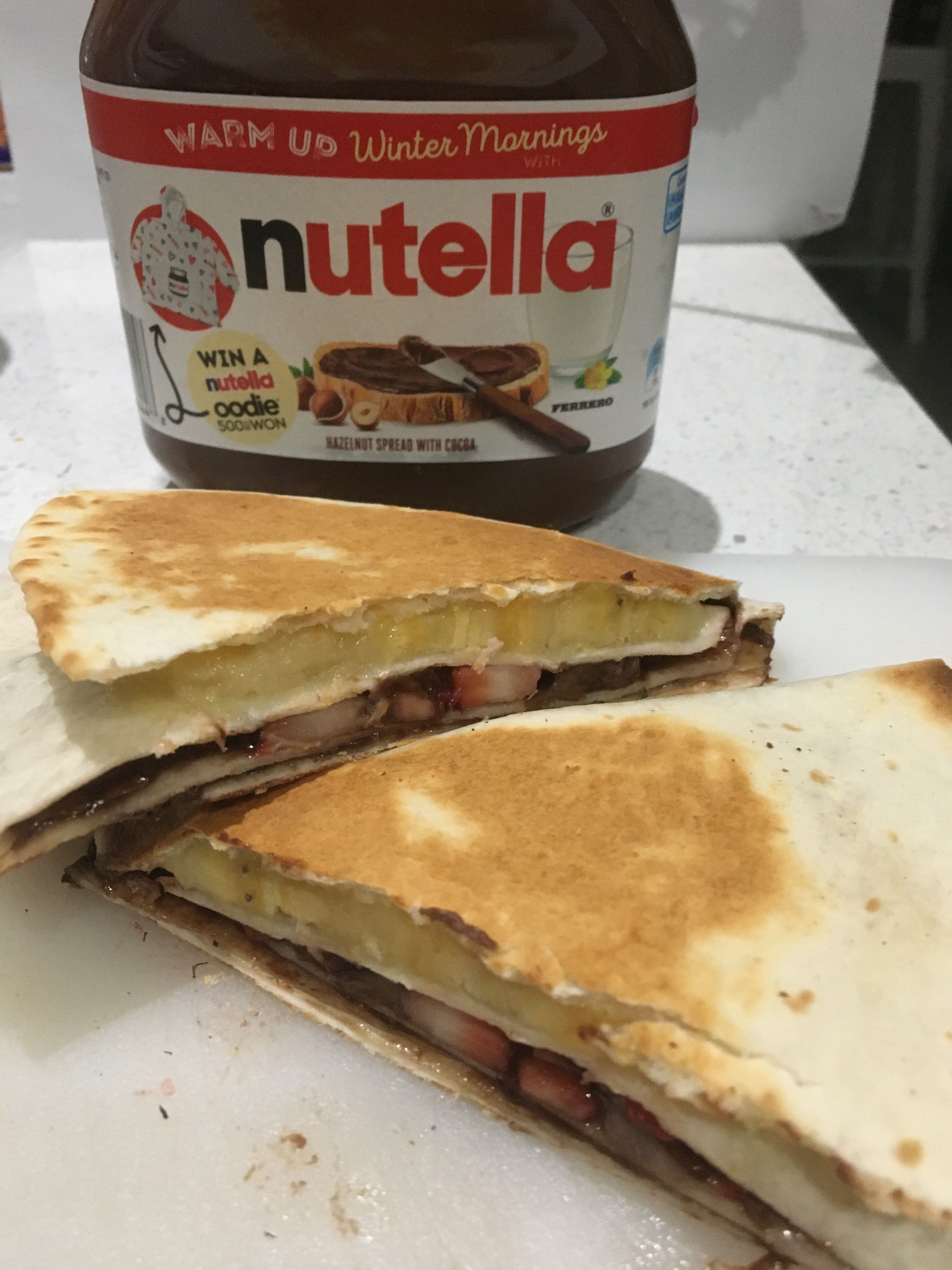 Choc Hazelnut Toasted Wrap | bunch