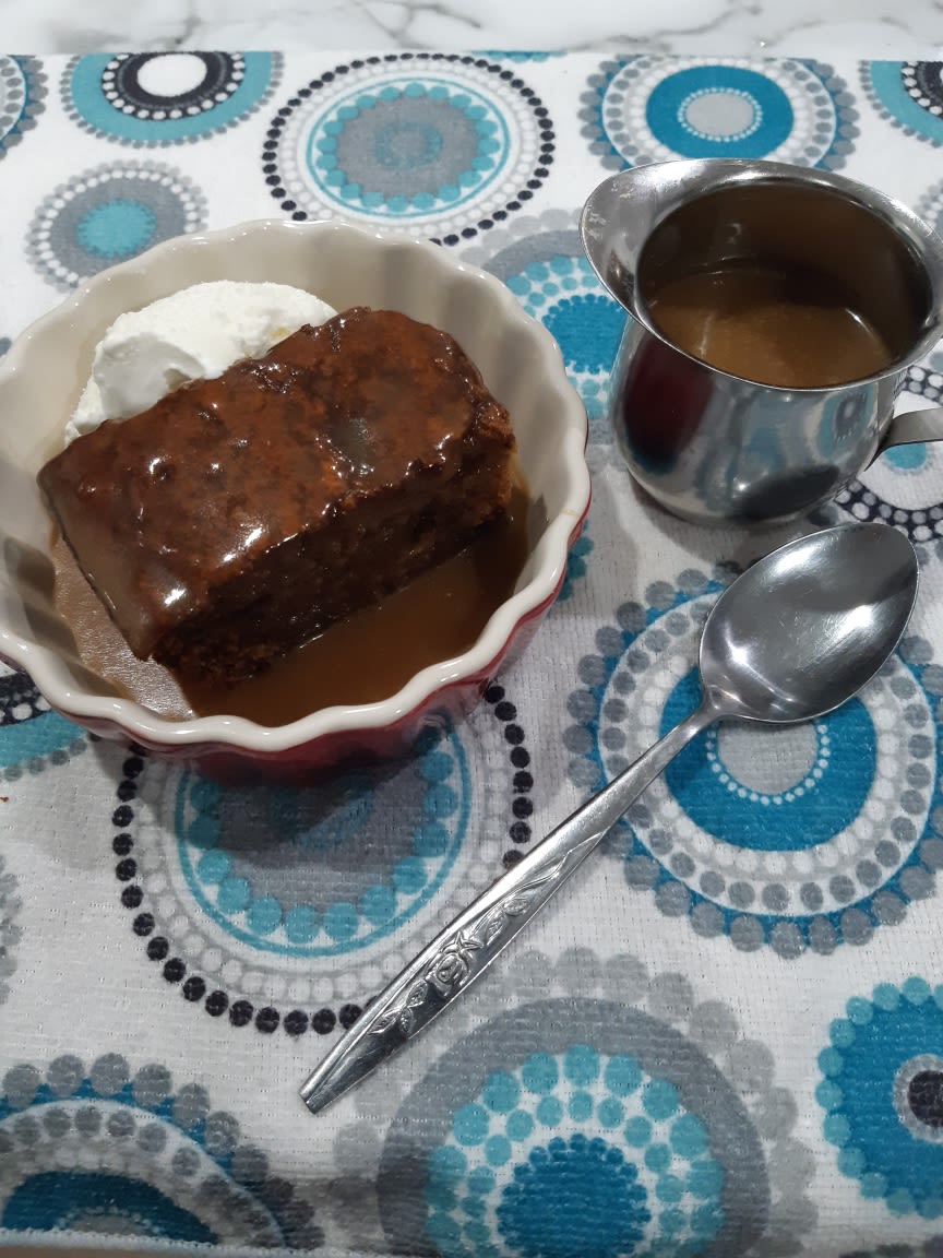 Sticky Date Pudding & Caramel Butterscotch Sauce | bunch
