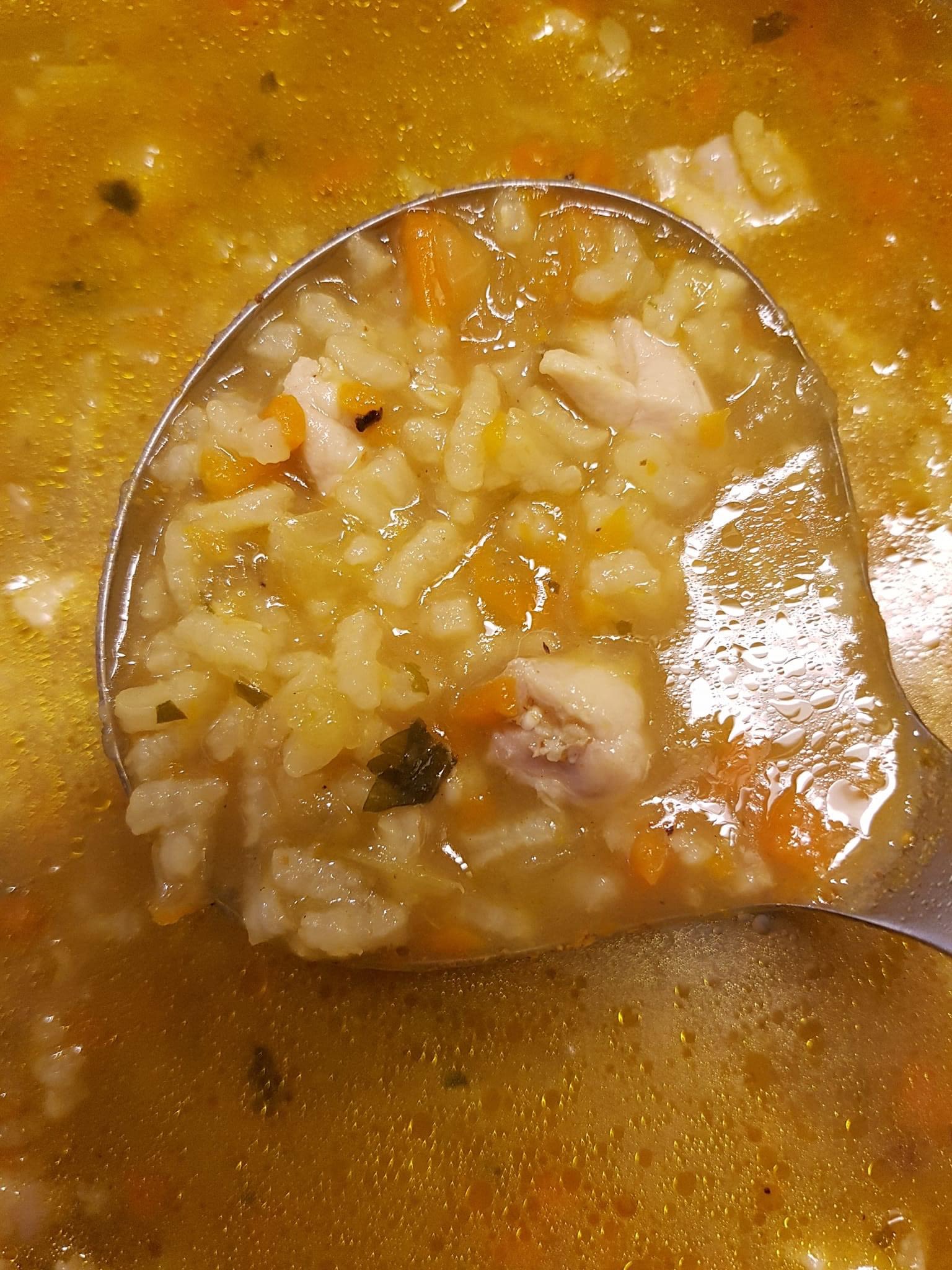 Curried Vegetable, Chicken & Rice Soup | bunch