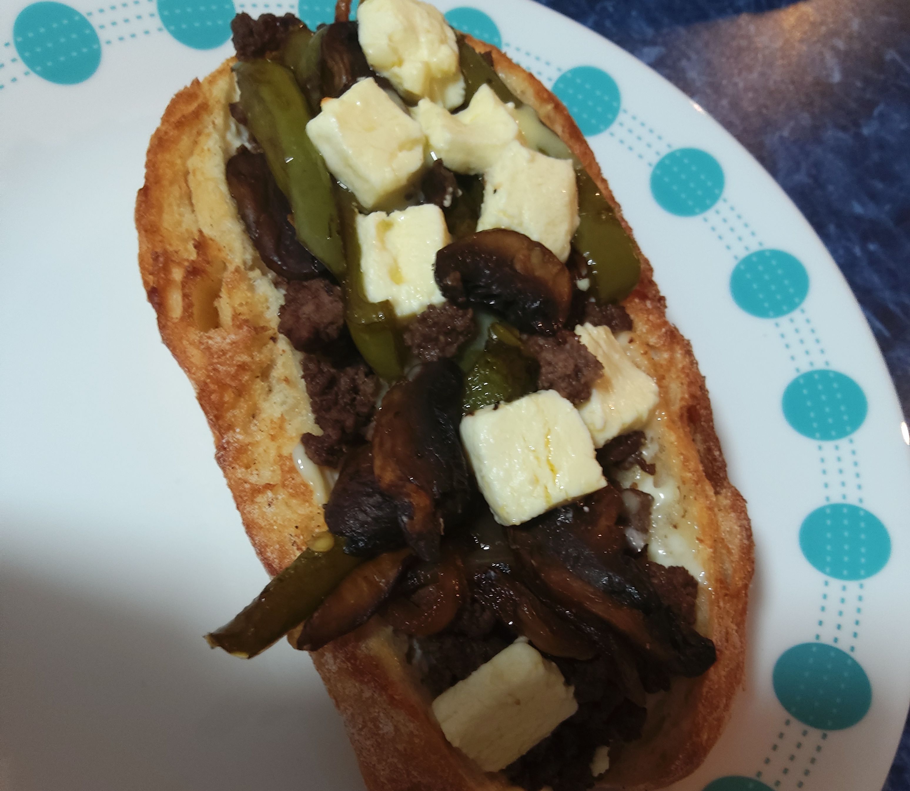 Philly cheese steak sub | bunch