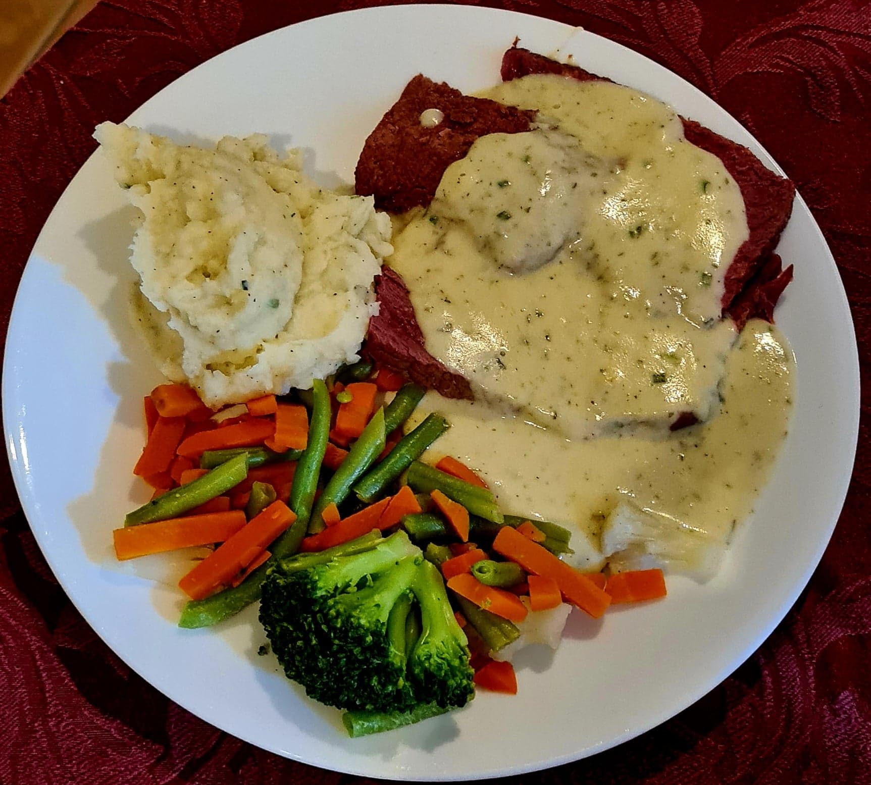 Corned Beef with Cheesy Mustard Sauce | bunch