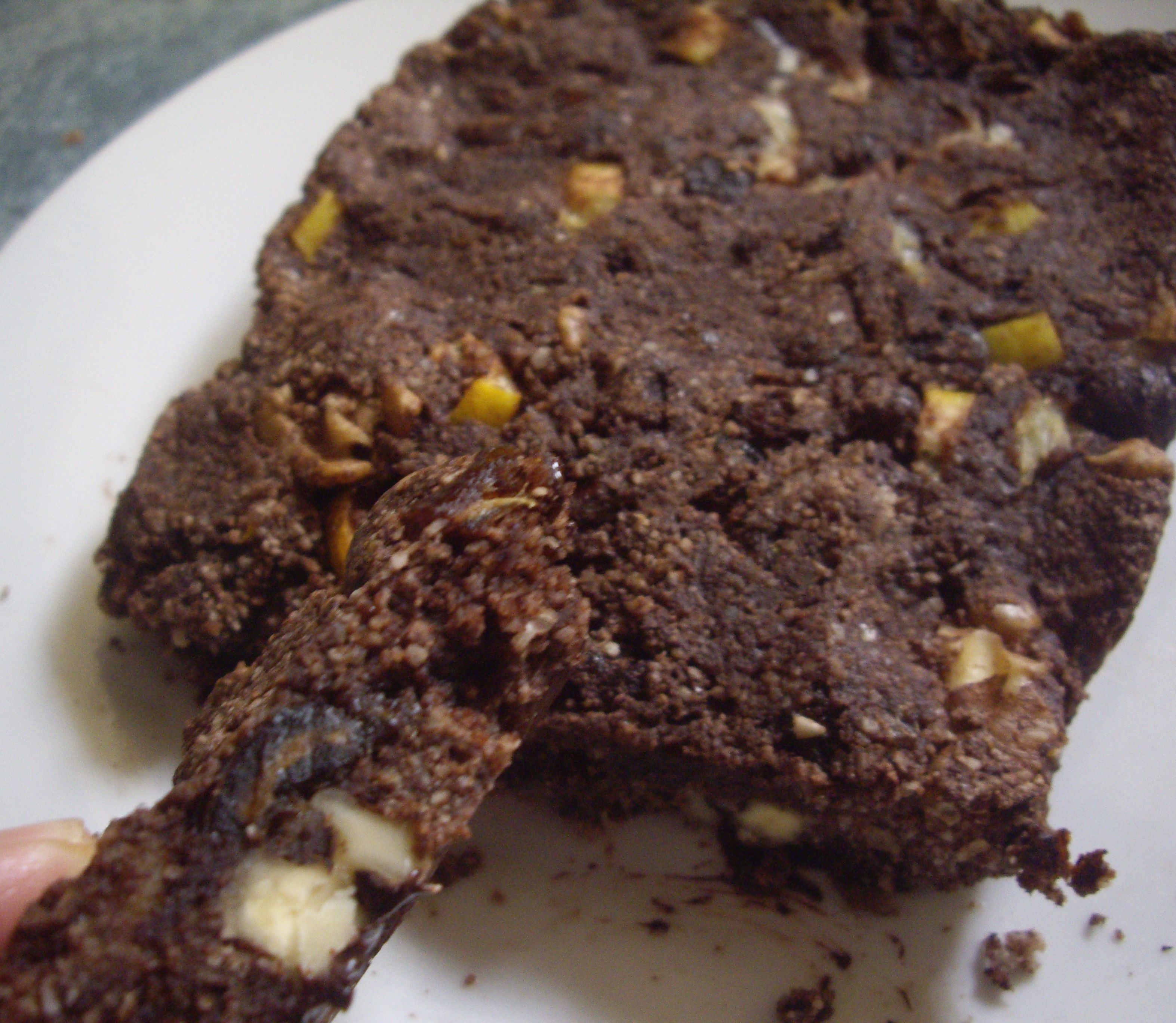 Chocolate, Date and Nut Slice | bunch