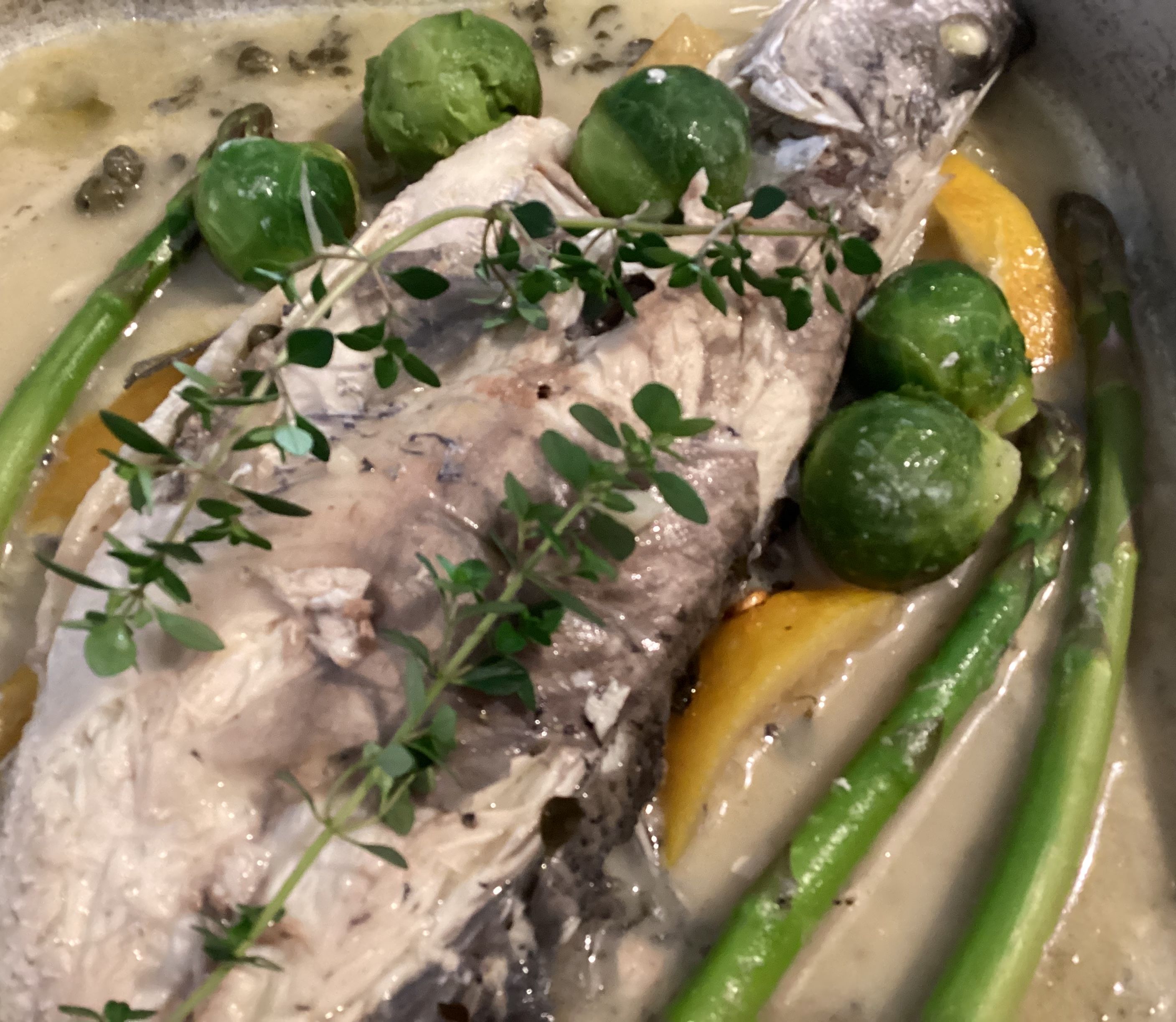 Whole Baby Barramundi for 1 or 2 with veg | bunch