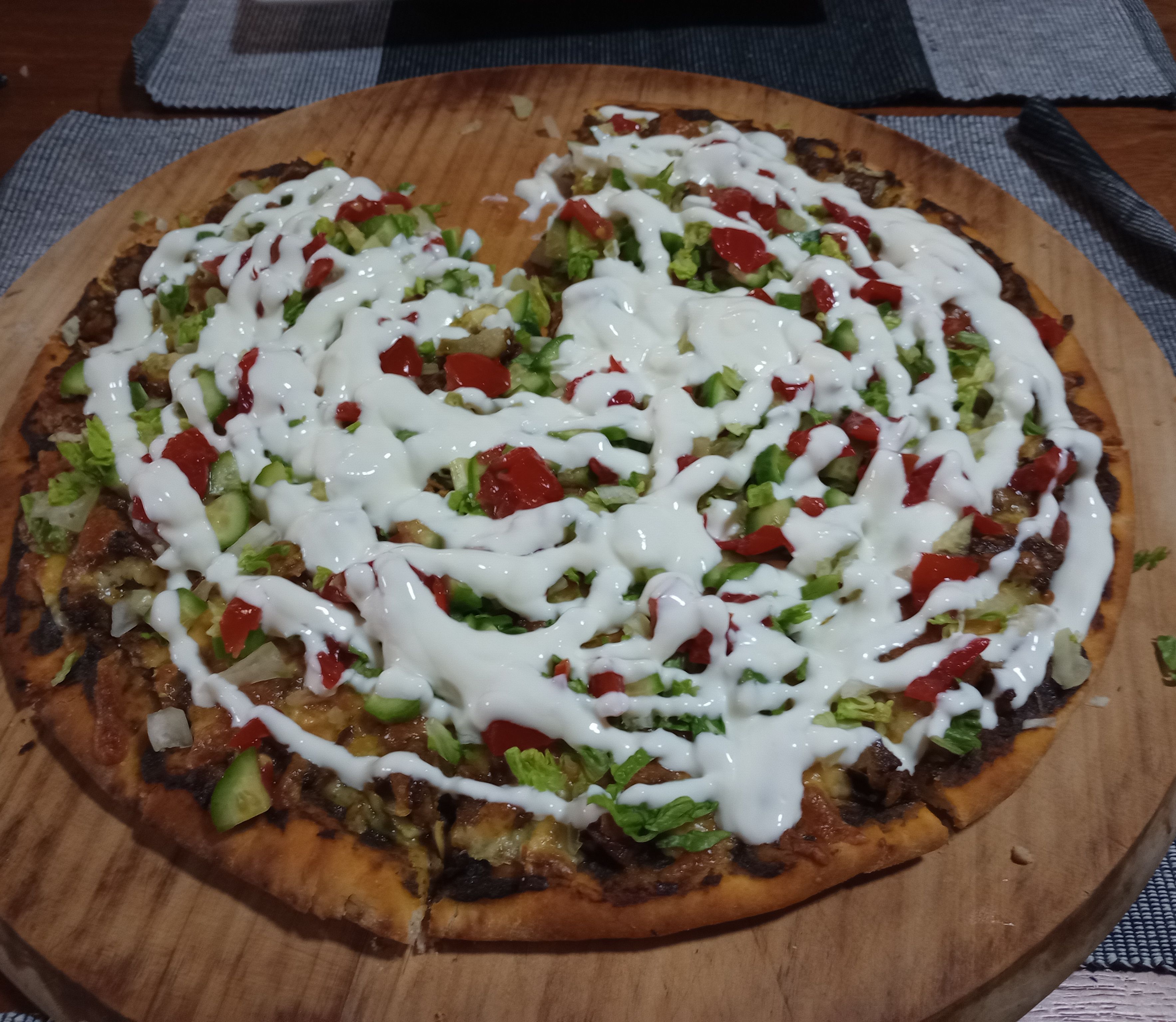 Loaded Indian Lamb Pizza | bunch