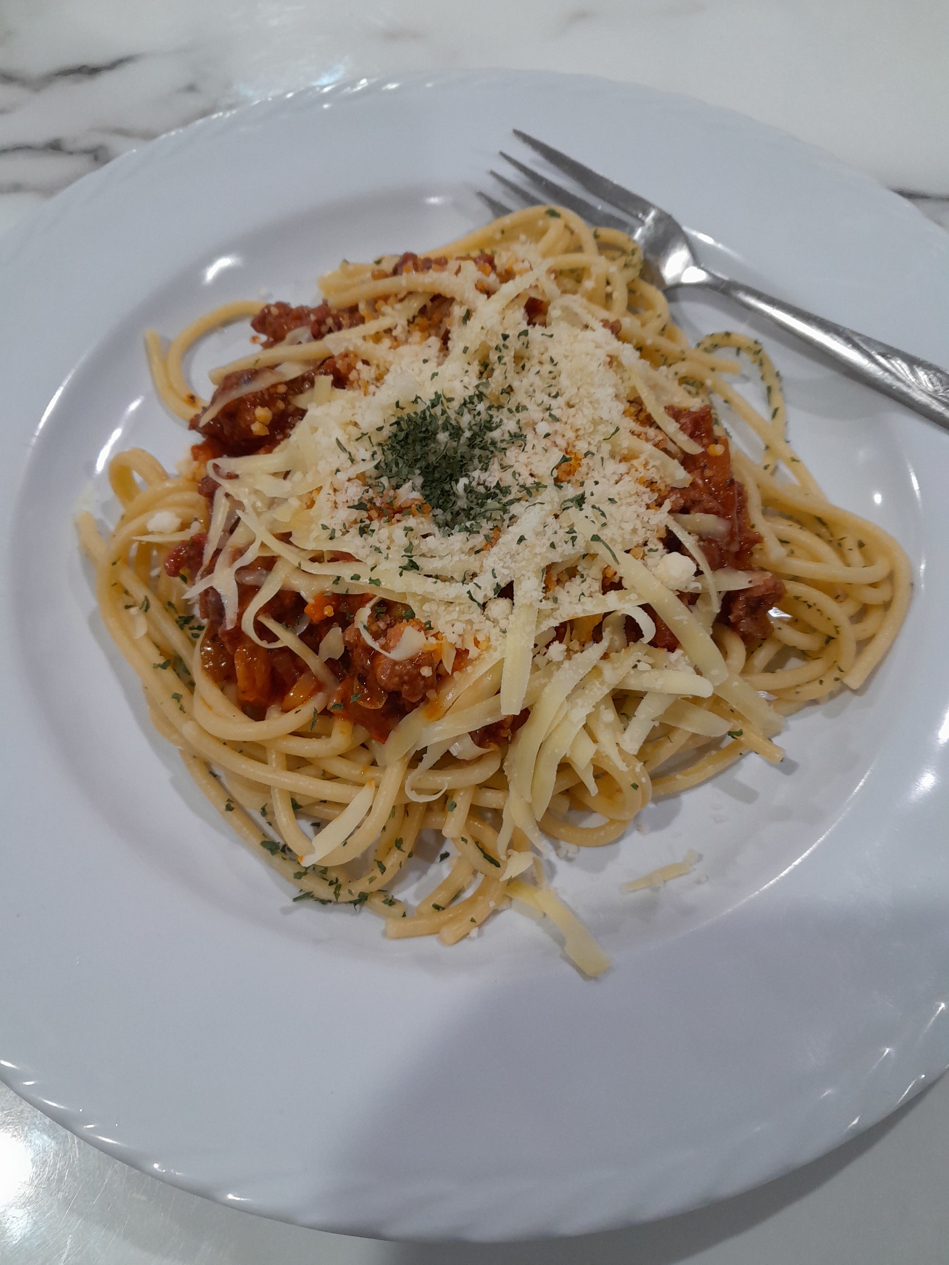 Fridge leftovers Spaghetti Bolognese | bunch