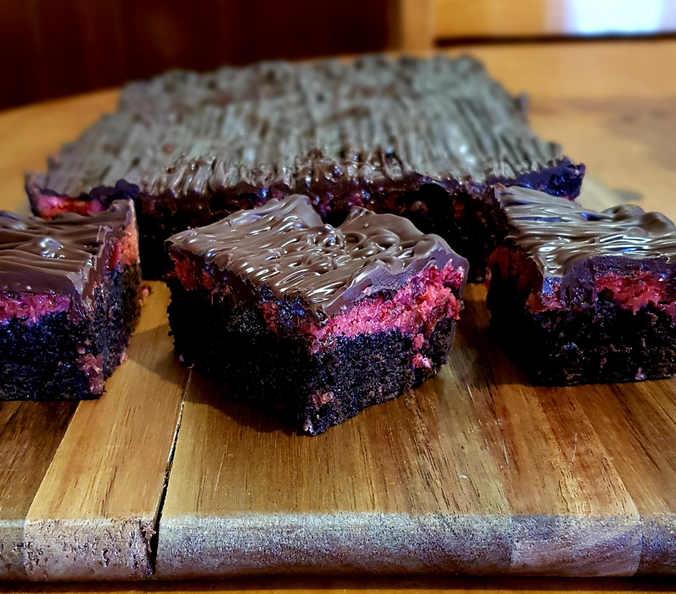 Giant Chocolate Cherry Slice | bunch