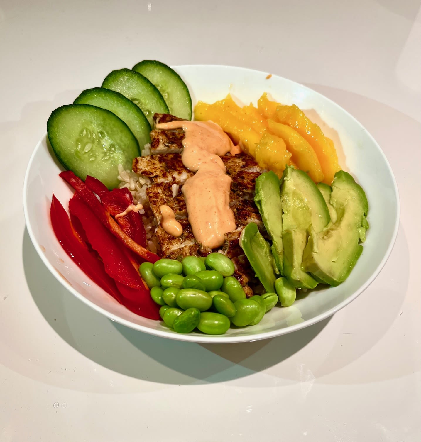 Rainbow poke bowl | bunch