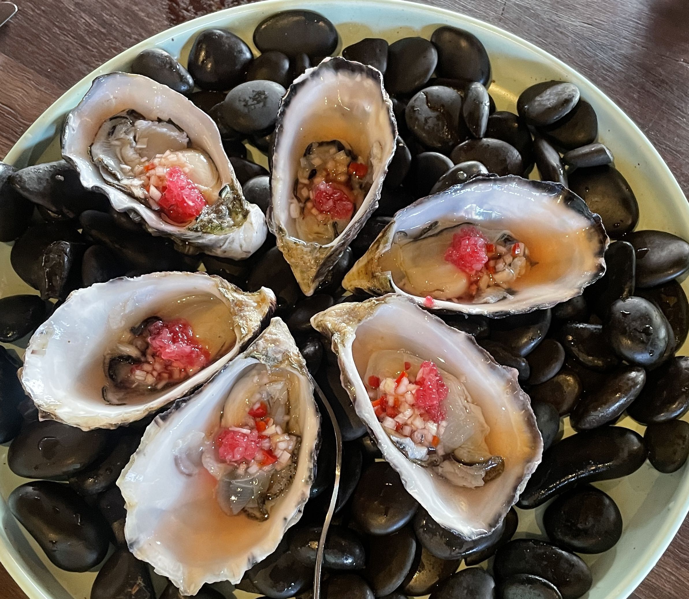 Ponzu Ikura Oysters | bunch