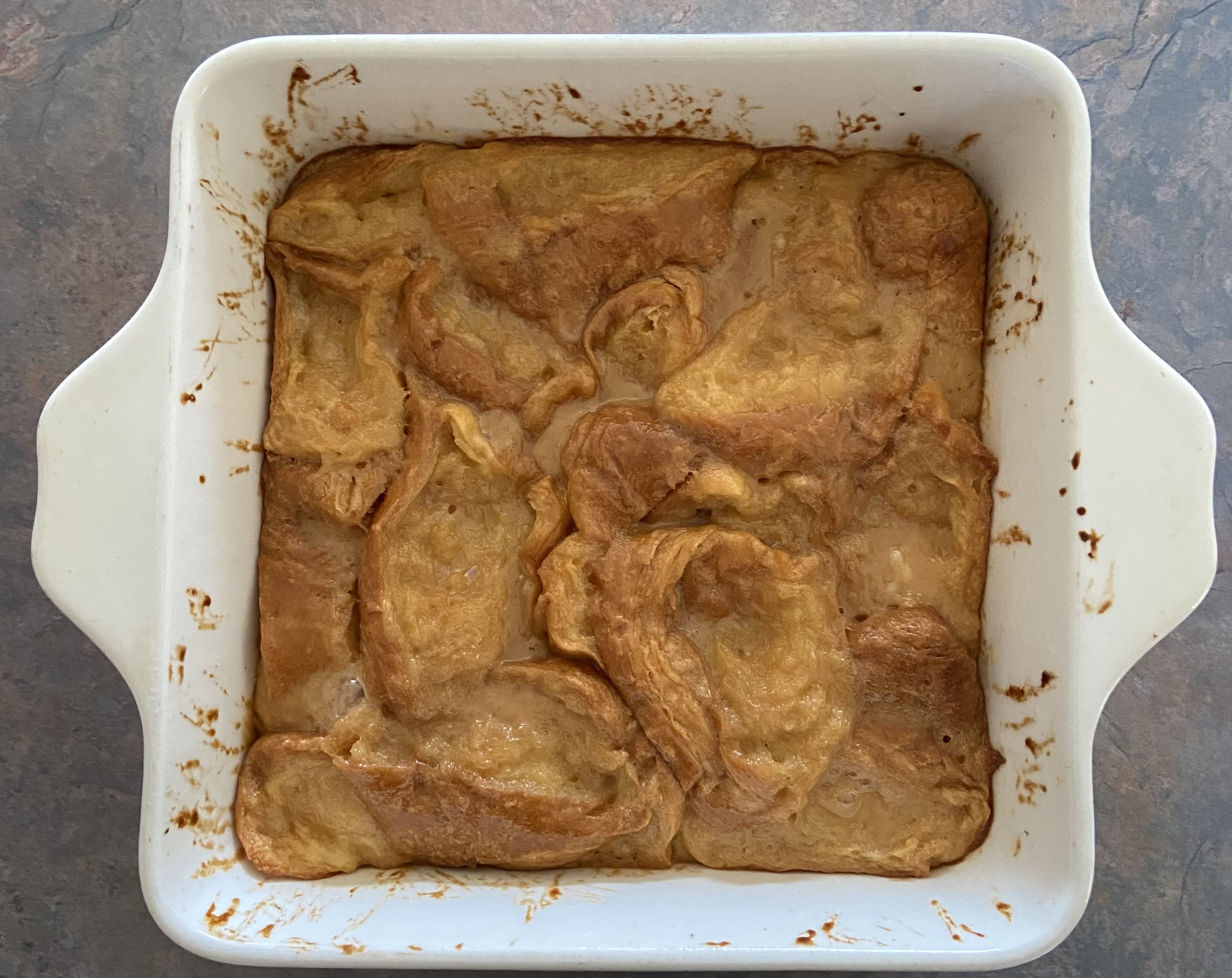 Caramel Croissant Pudding | bunch