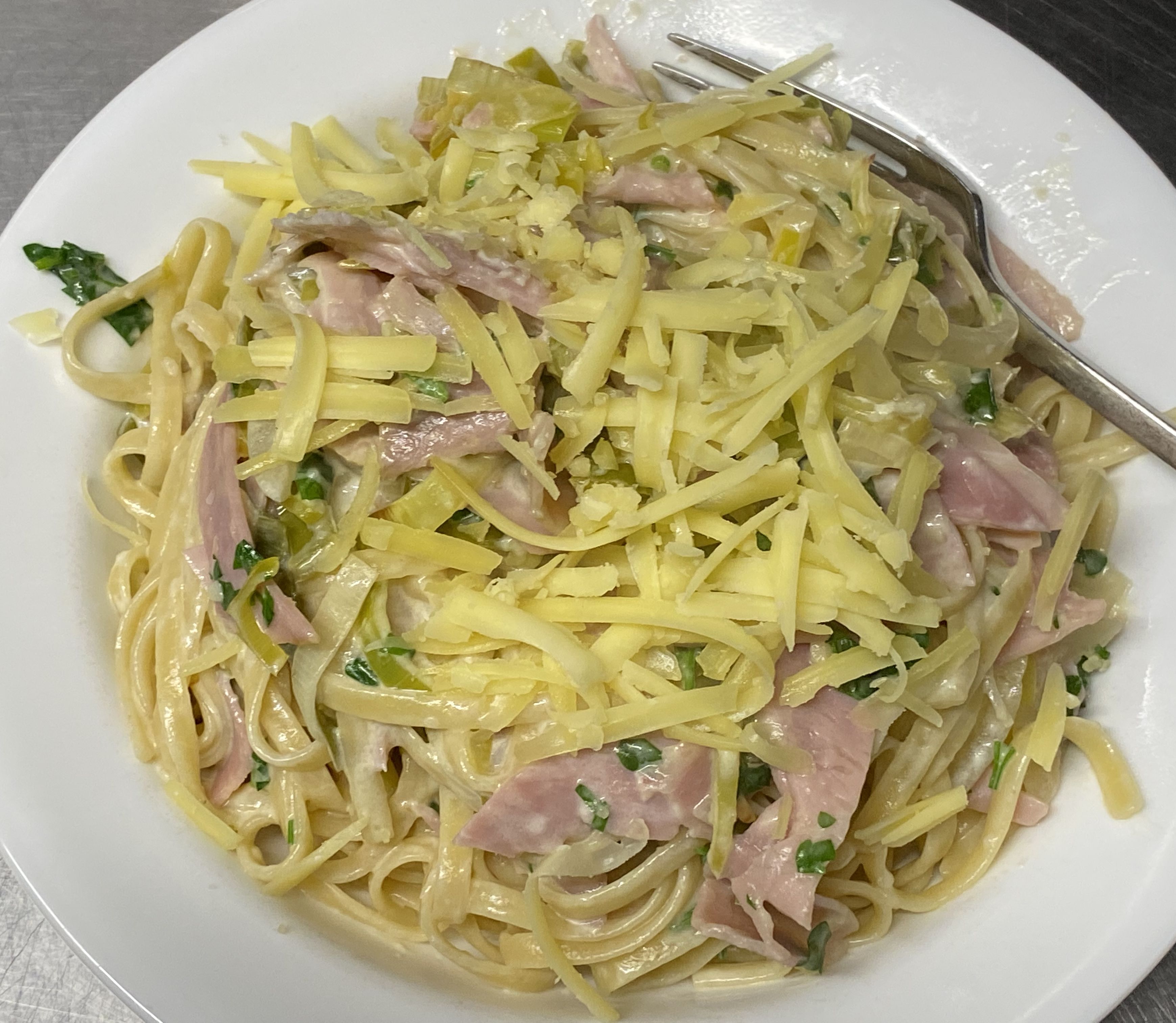 Ham and Leek Pasta | bunch