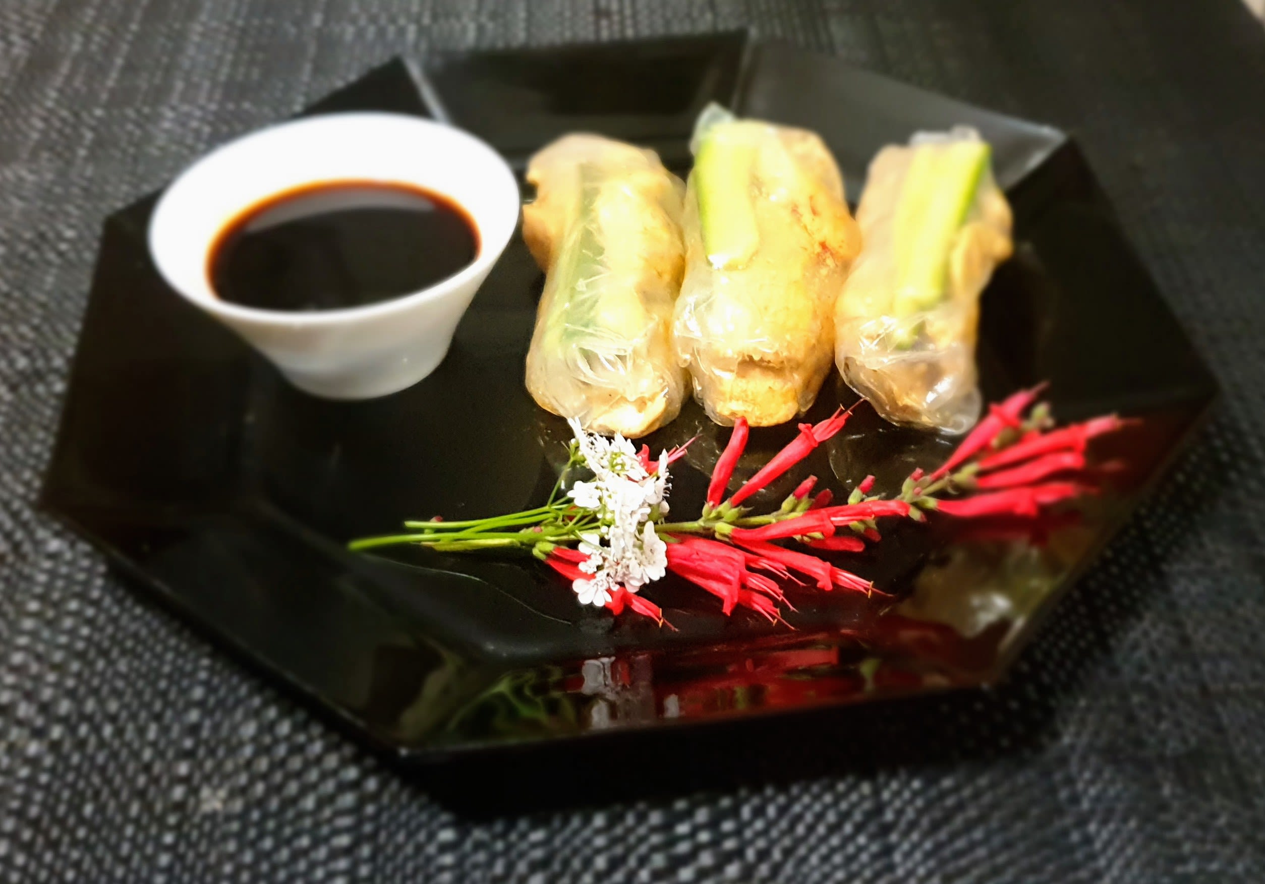 TERIYAKI CHICKEN SPRING ROLLS | bunch