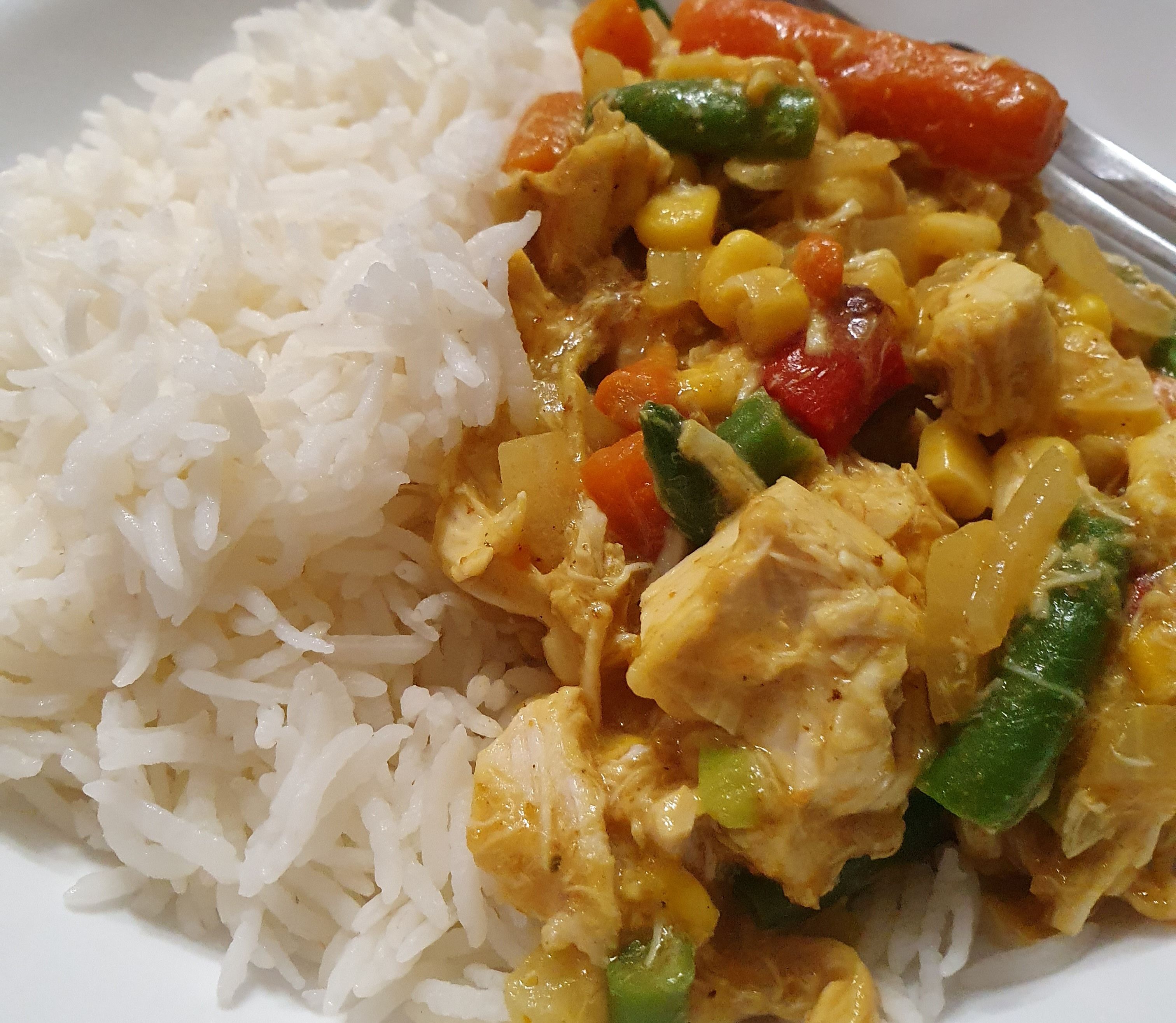 Nan's Curry Chicken with Rice | bunch