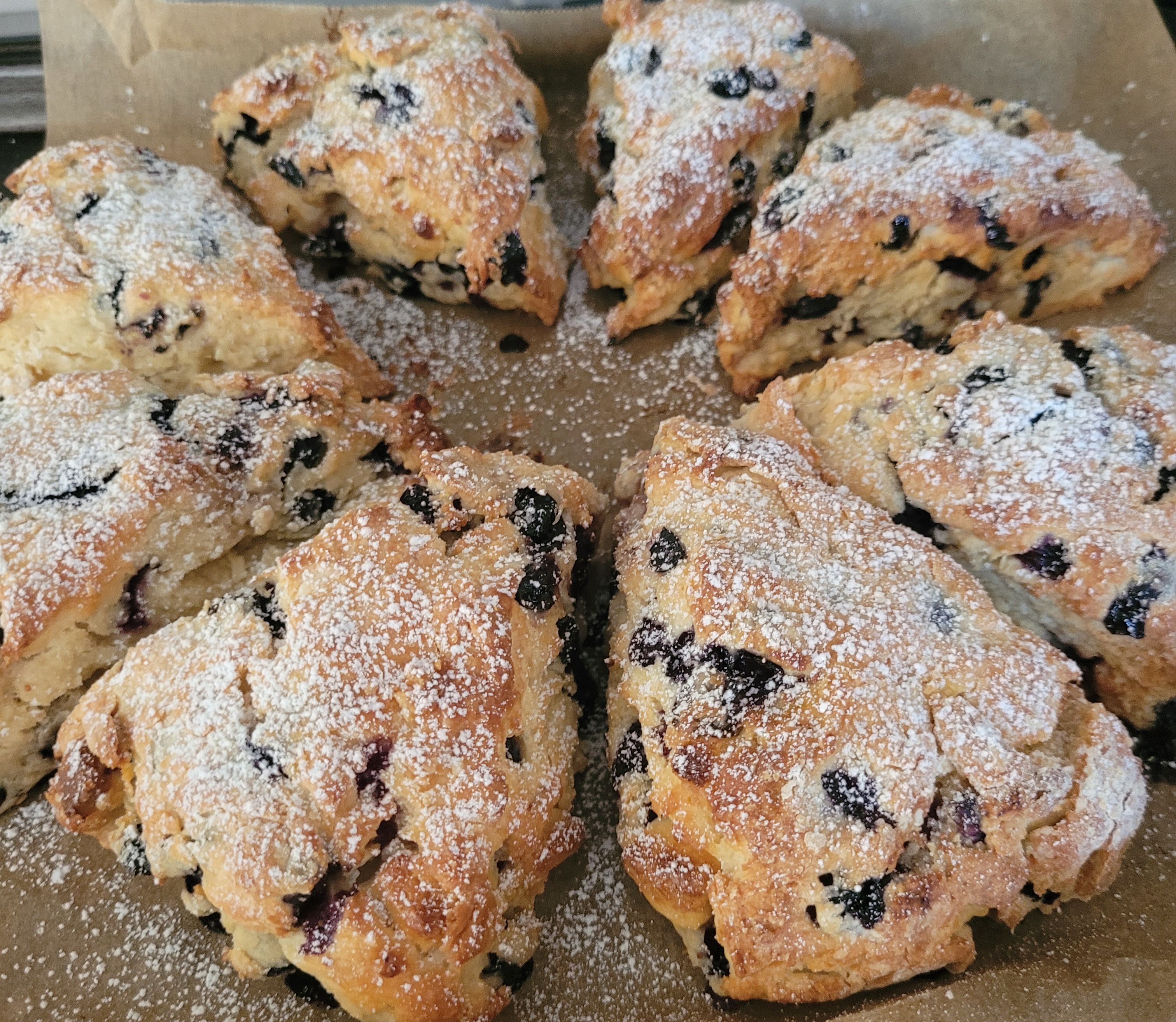 Blueberry and White Choc Scones | bunch