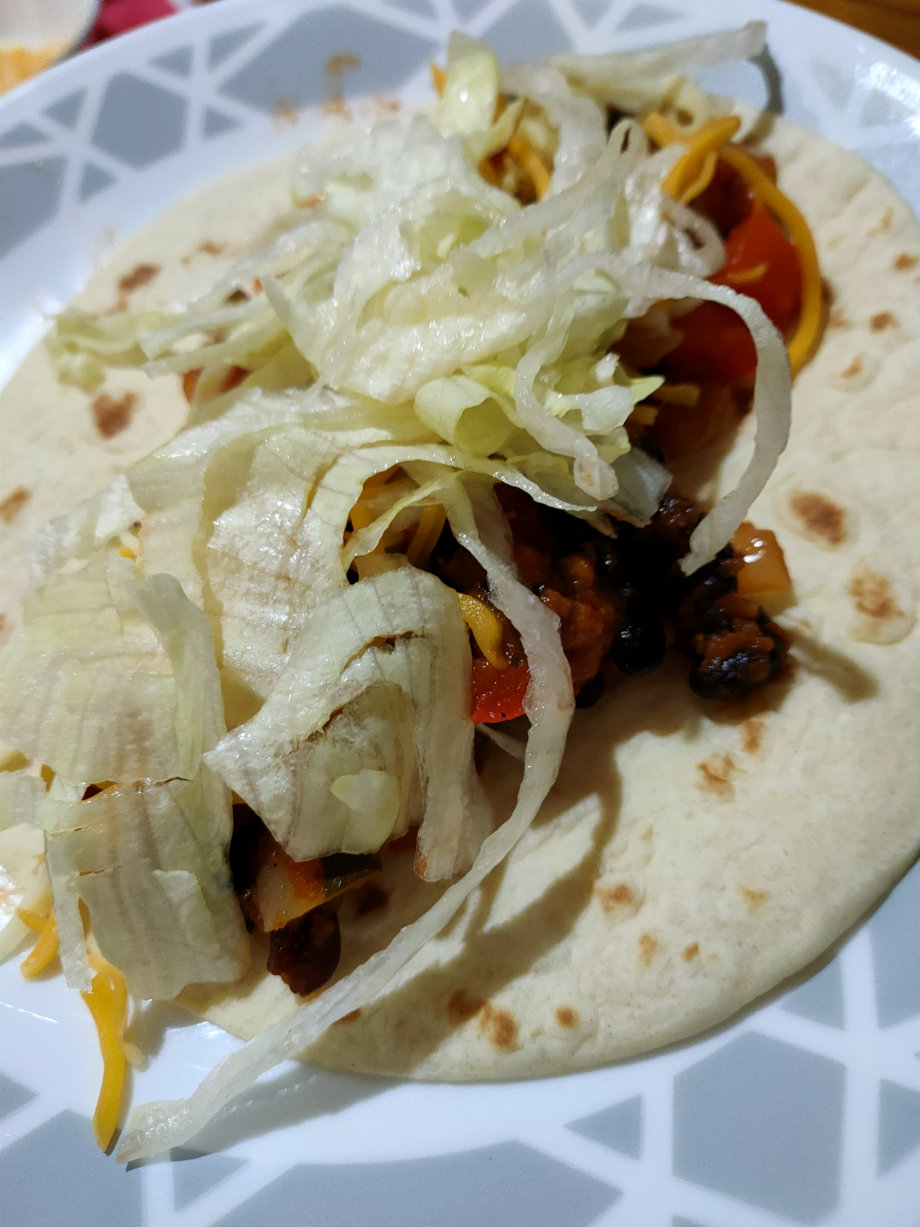 Black Bean and Vegetable Soft Tacos | bunch