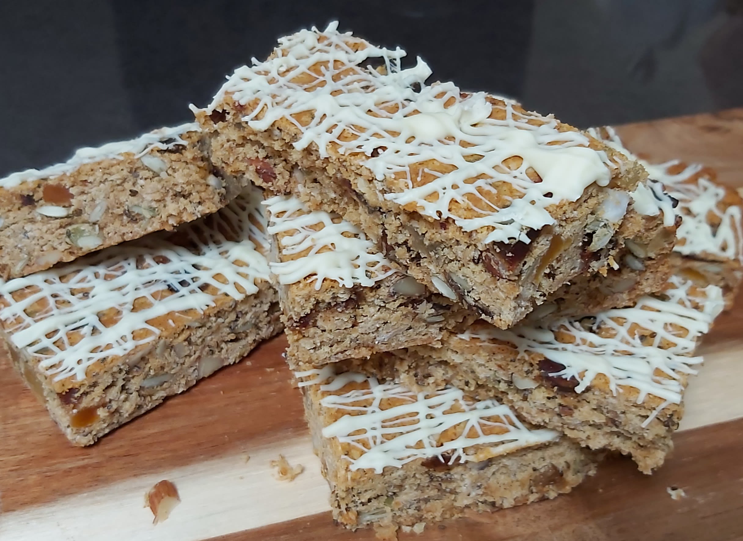 Tropical Fruit, Seed and Oat Bars | bunch