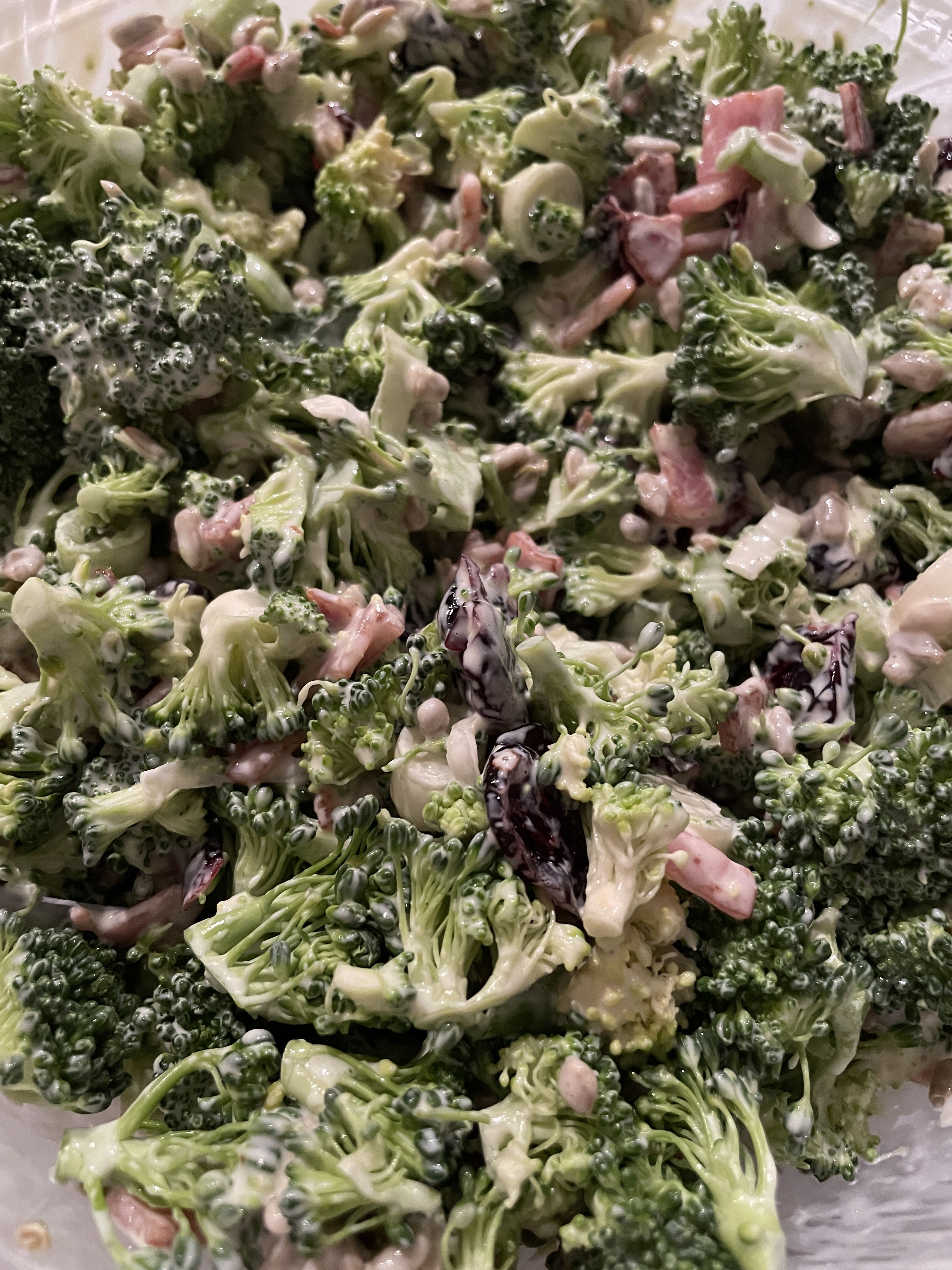 Broccoli, Bacon & Craisin Salad | bunch