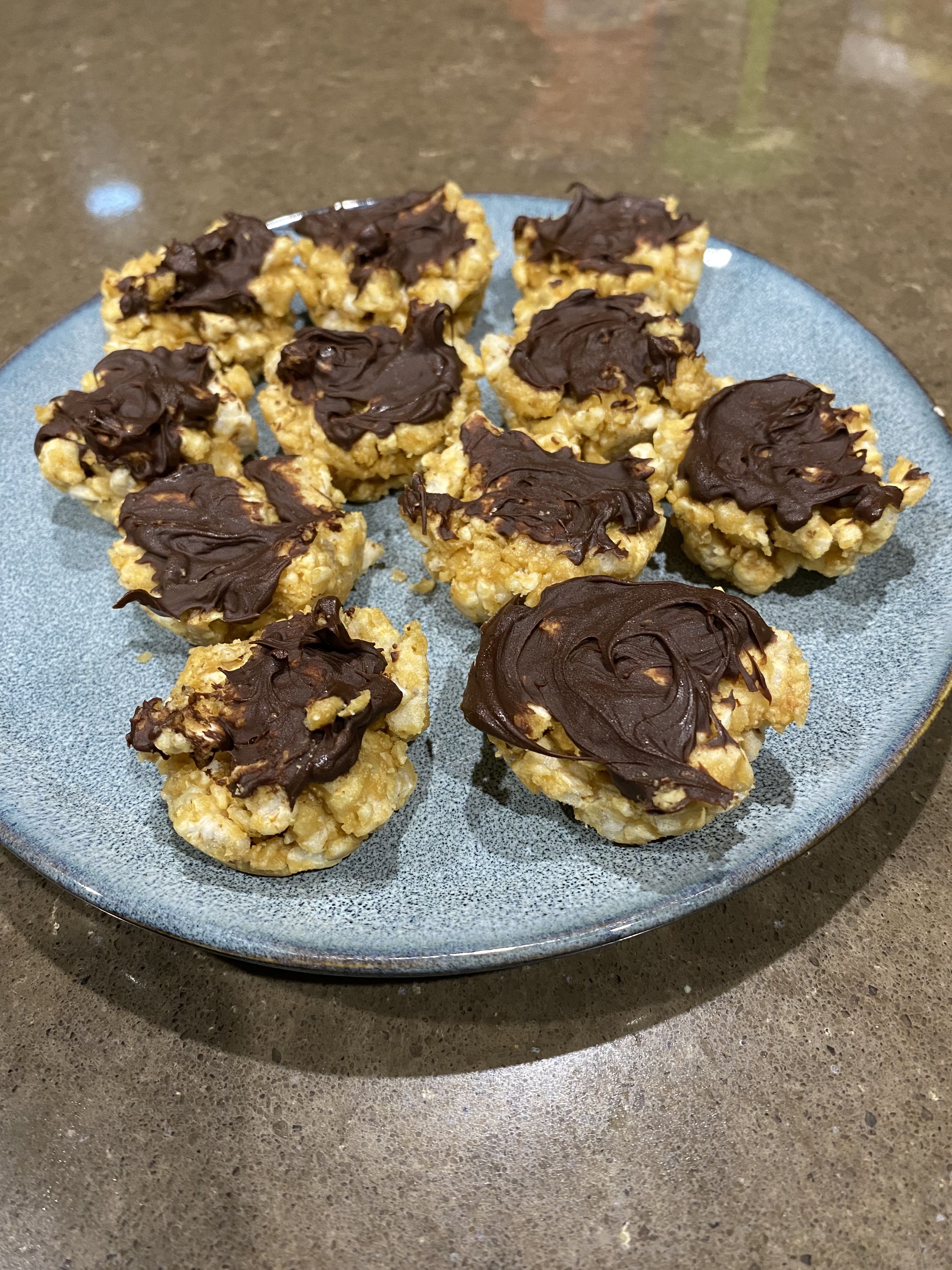 Peanut Rice Cake Bites | bunch