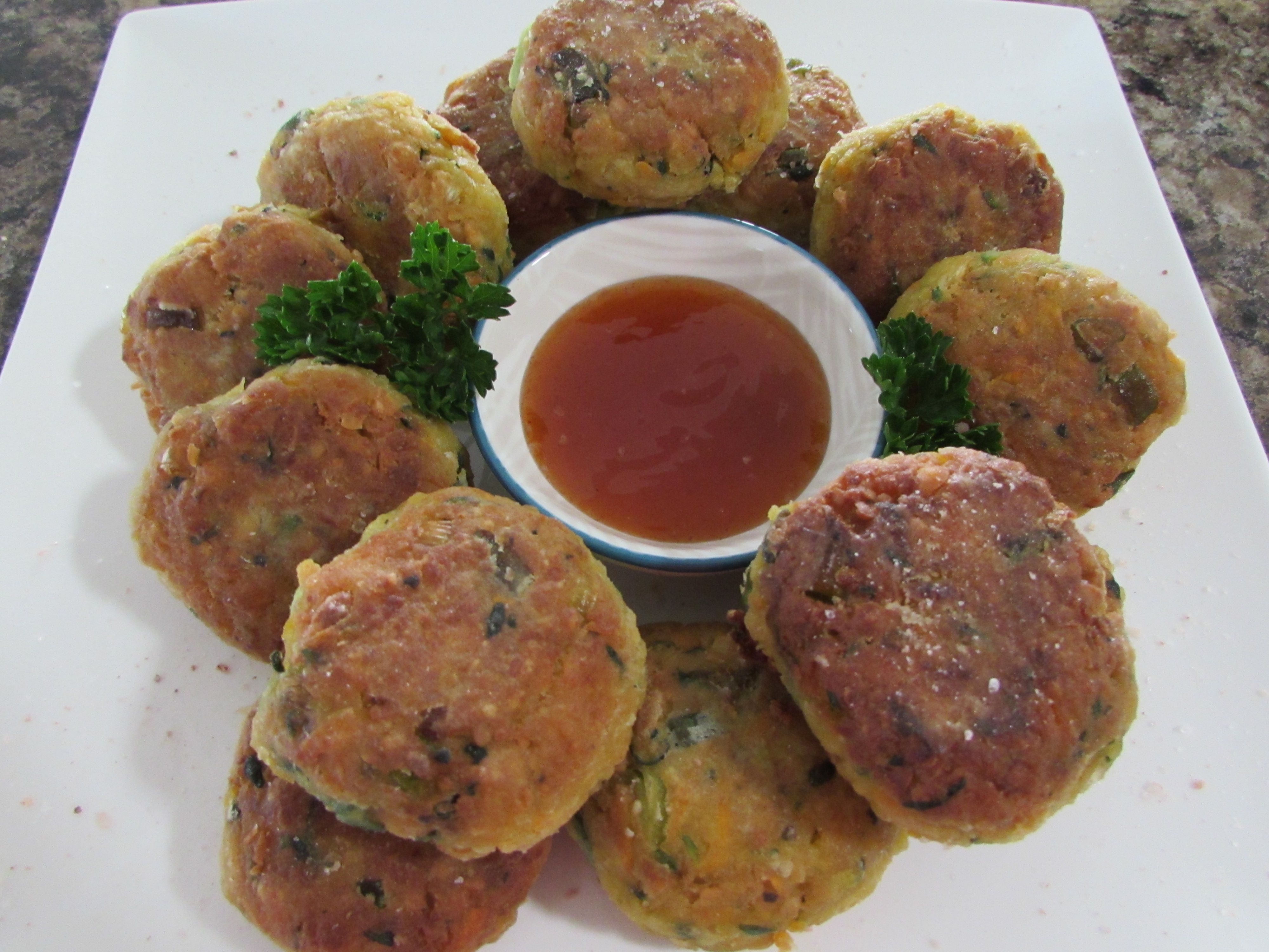 Carrot, Zucchini and Chickpea Patties | bunch