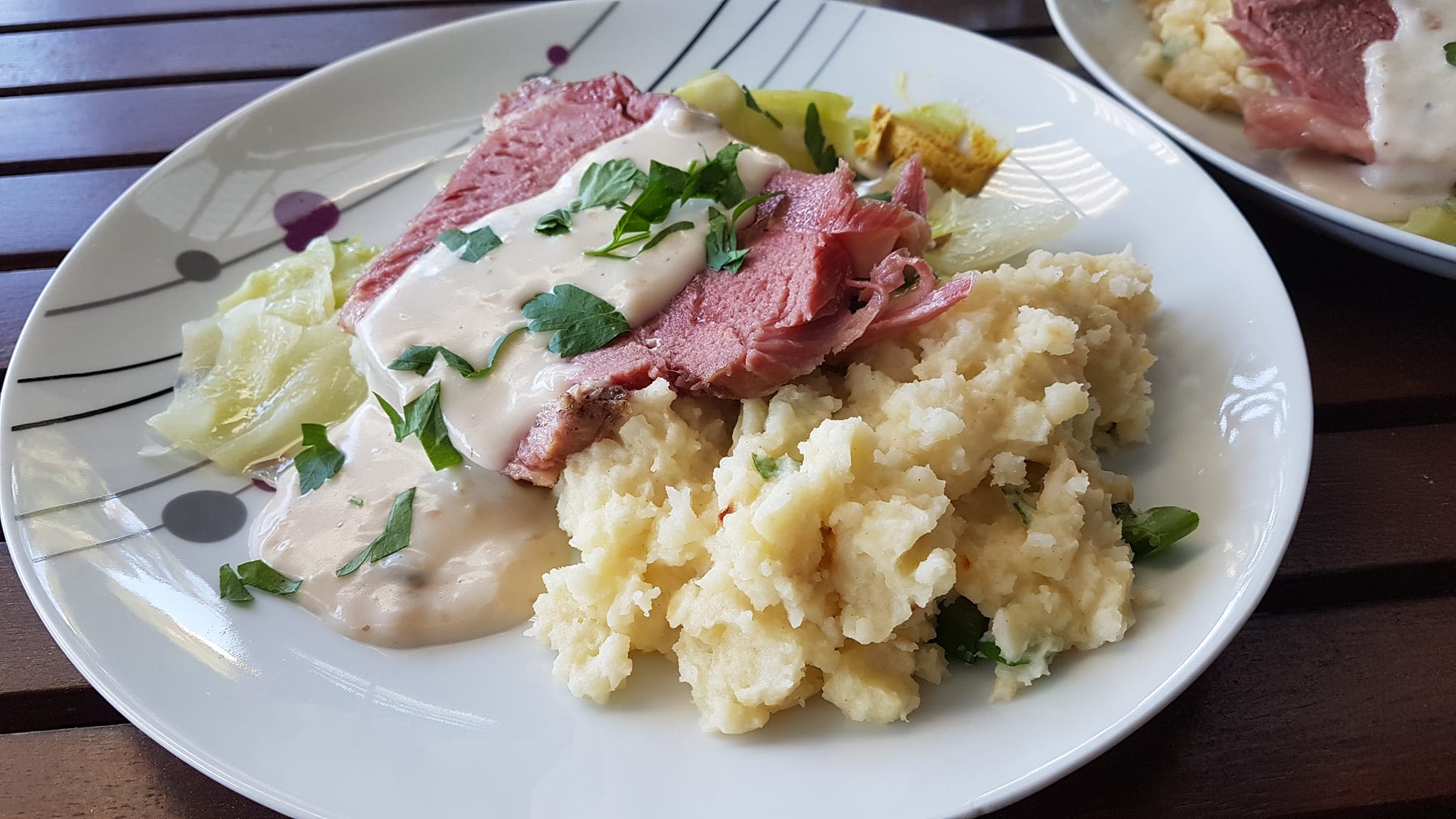 Traditional Irish boiling bacon & cabbage | bunch