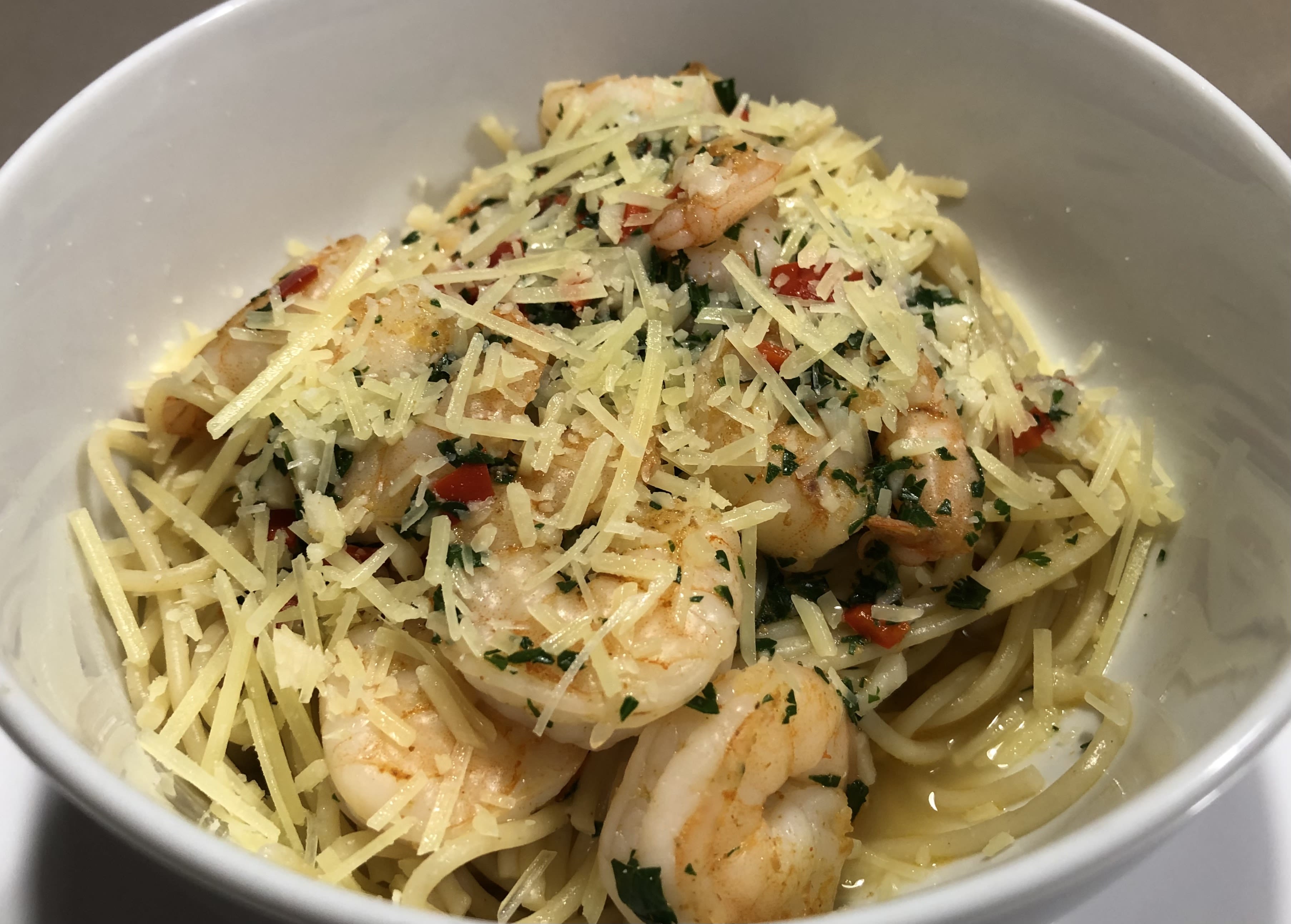 Garlic Prawn Pasta | bunch