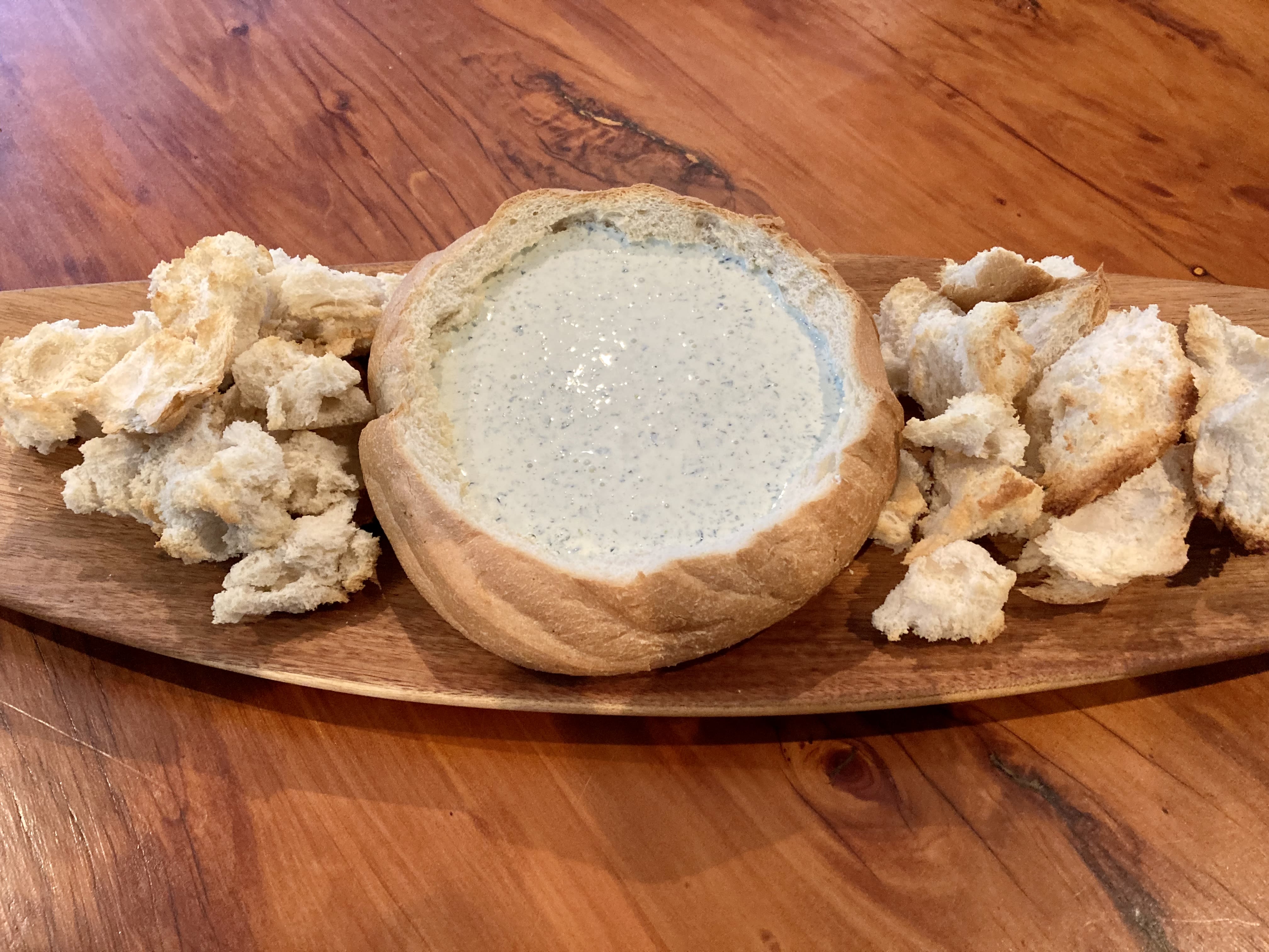 4 Ingredient Cob Loaf Dip | bunch