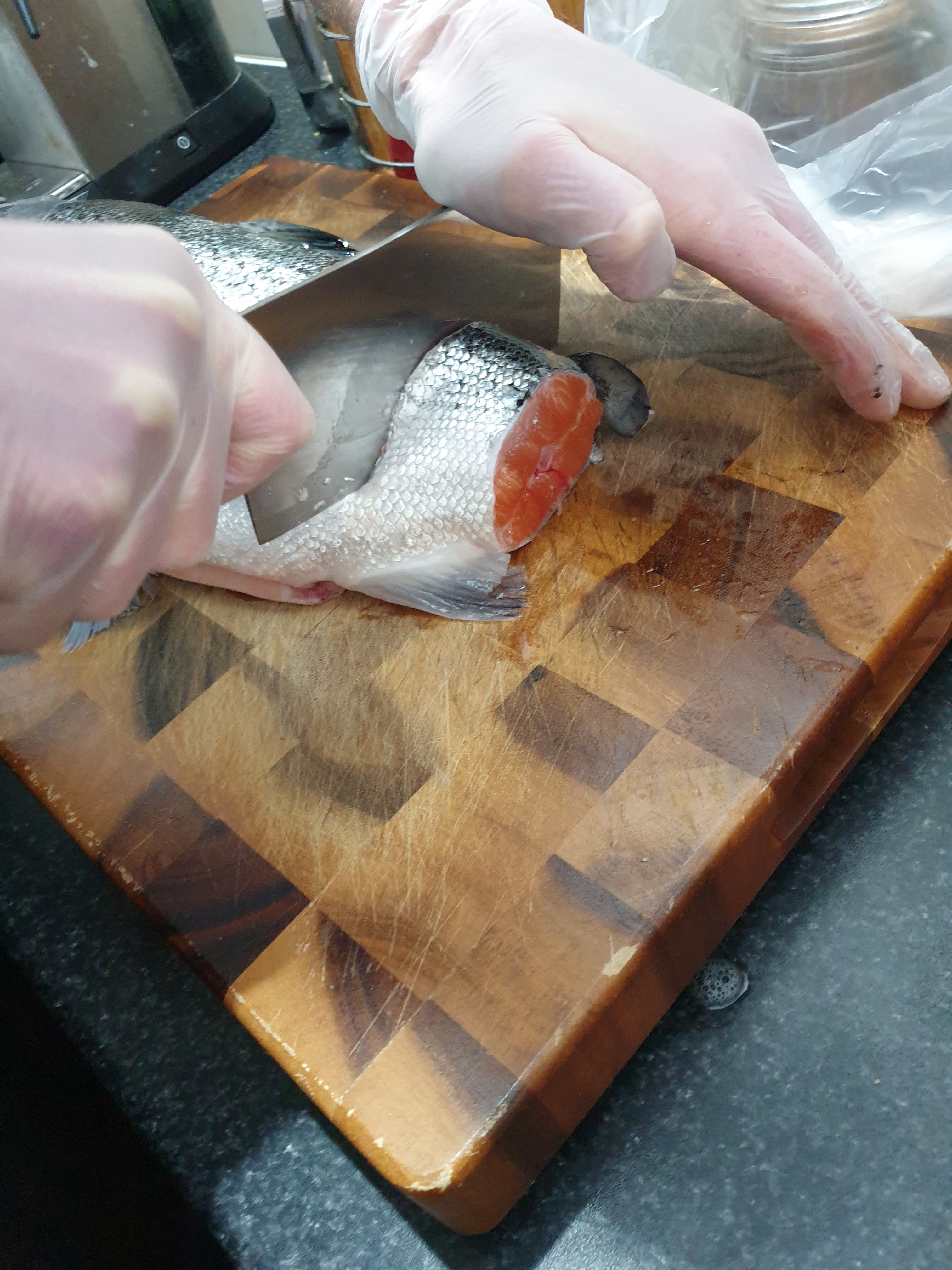 Cut your own salmon | bunch