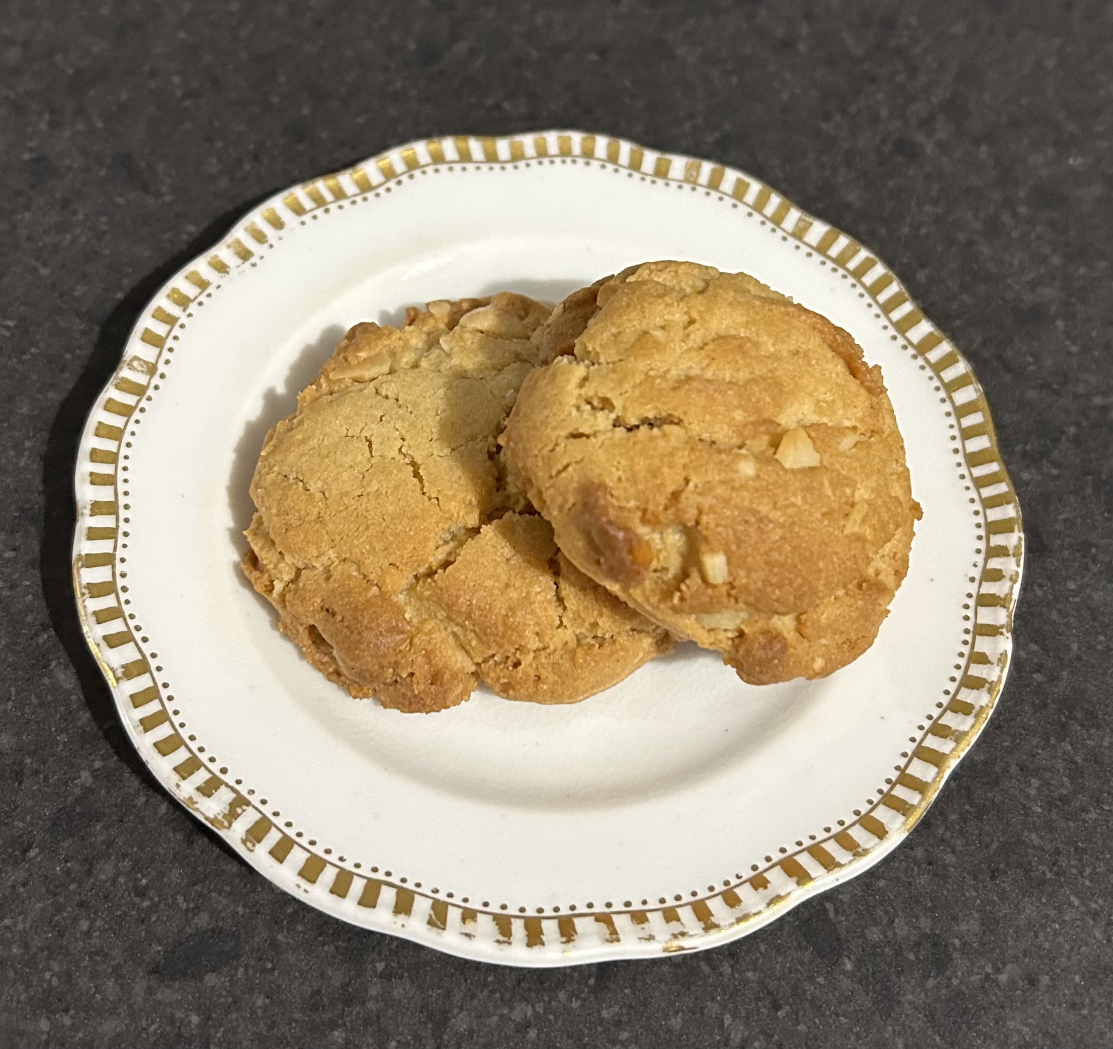Salted Macadamia and White Chocolate Biscuits | bunch