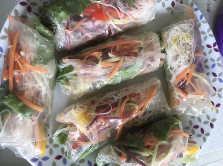 Vegetable Rice Paper Rolls | bunch