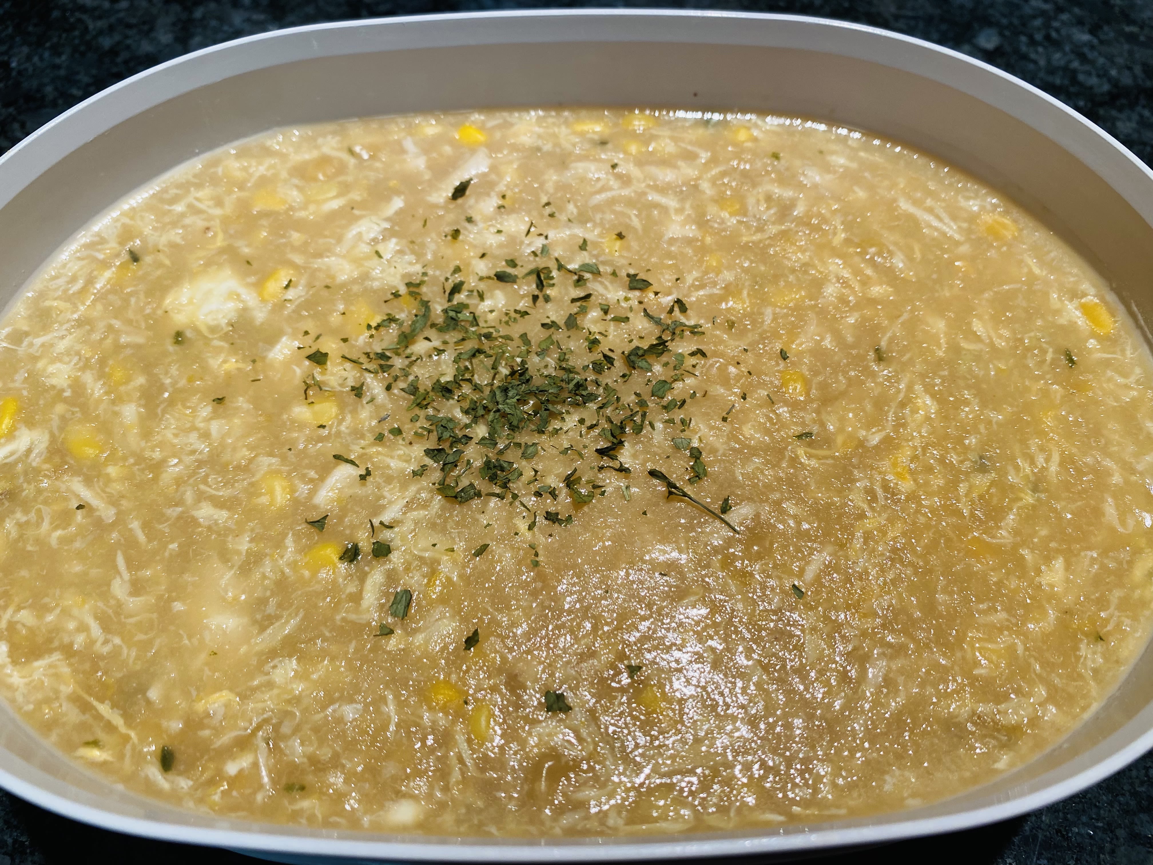 Dobby's Garlic Chicken and Corn Soup | bunch