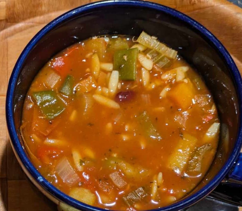 Slow Cooked Tomato, Bacon and Vegetable Soup | bunch